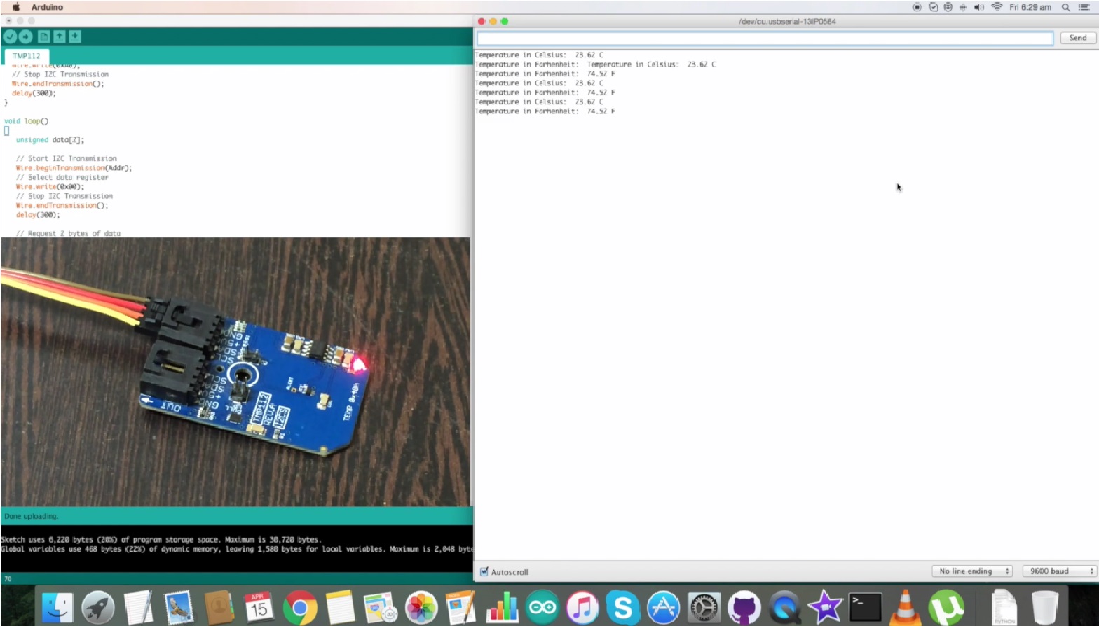 Temperature Measurement Using TMP112 and Arduino Nano : 4 Steps - Instructables