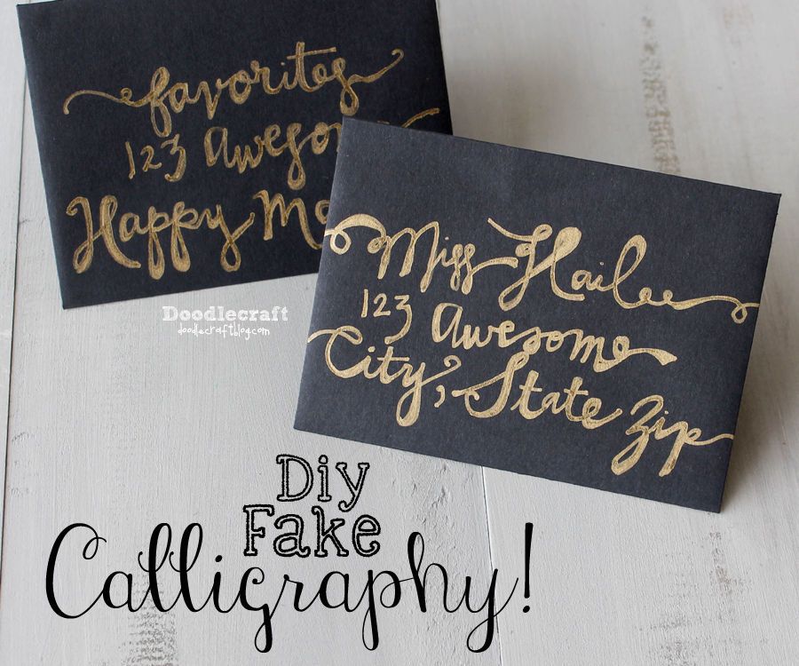 How to Fake Script Calligraphy! : 6 Steps (with Pictures) - Instructables