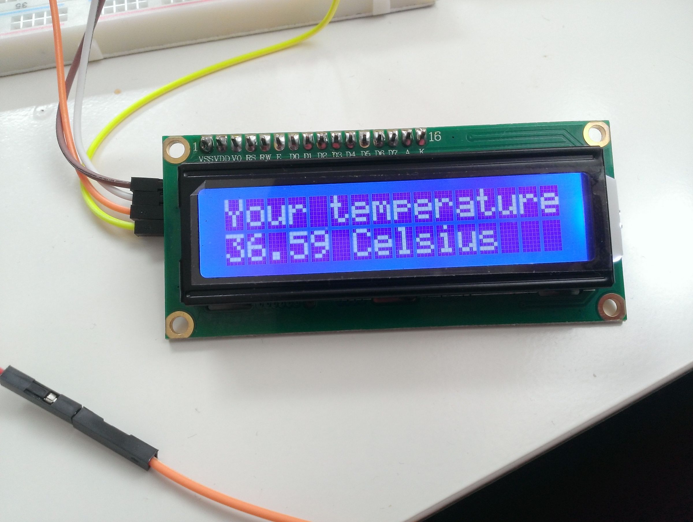 Arduino Thermometer + LCD I2C : 4 Steps (with Pictures) - Instructables
