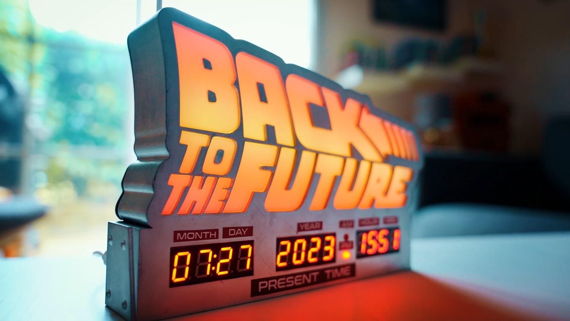 Back to the Future Lamp & Clock : 19 Steps (with Pictures) - Instructables