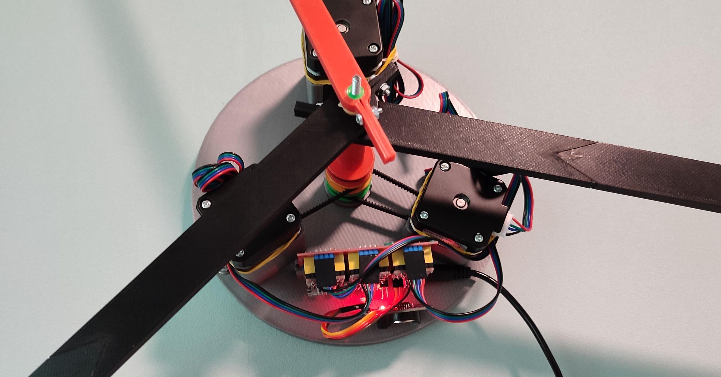 3D Printed Triple Shaft Stepper Motor Mechanism With Arduino Control ...