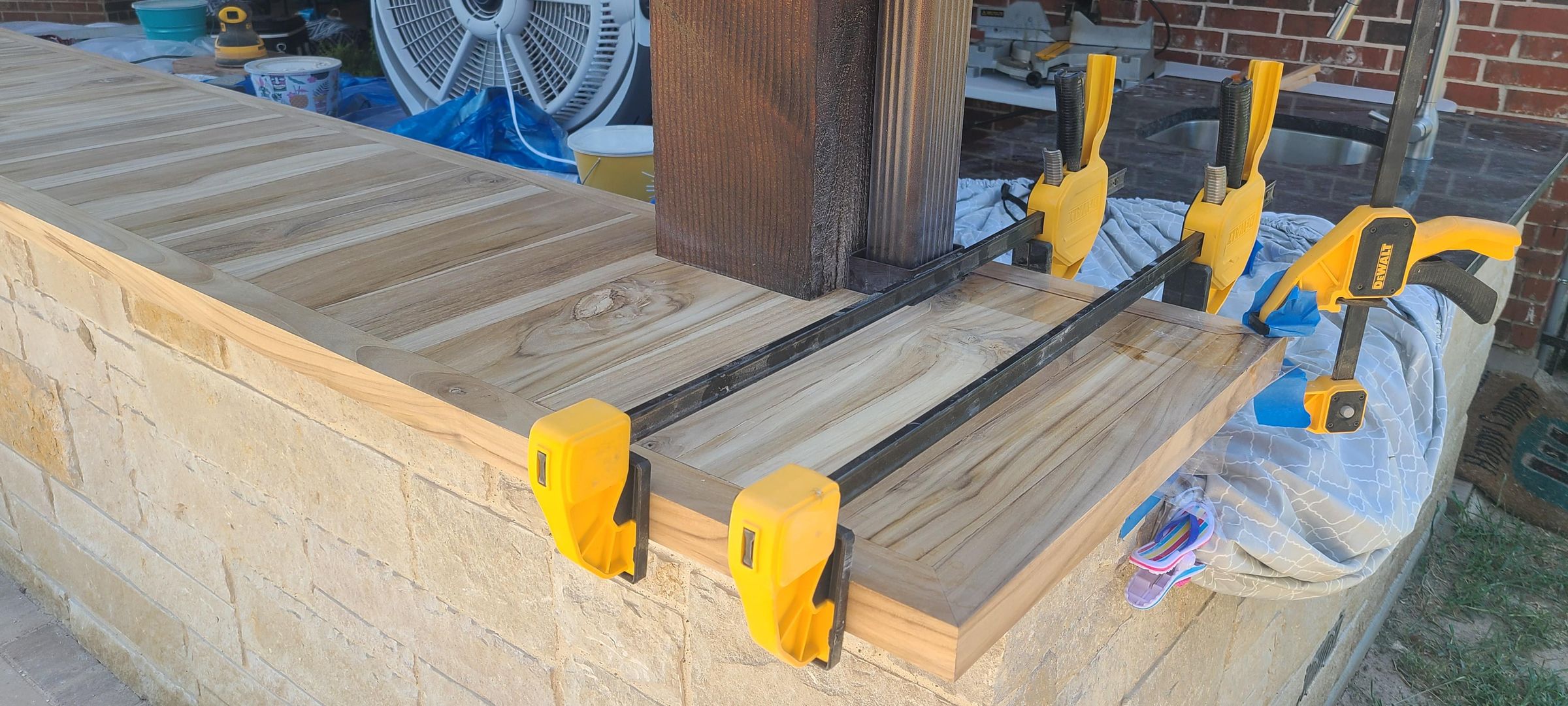 Backyard Teak Bar Top : 7 Steps (with Pictures) - Instructables