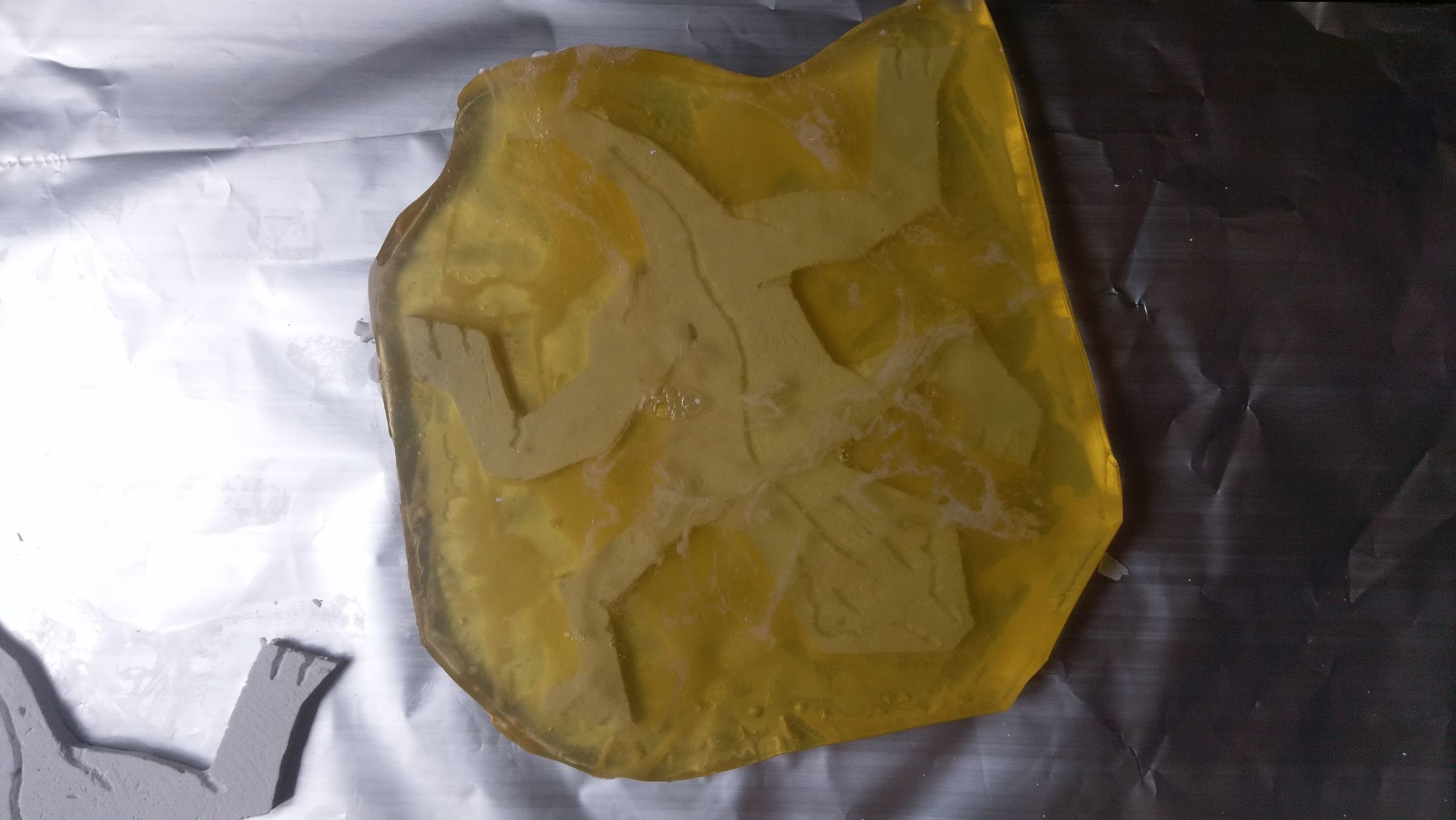 Plaster Lizard Tiles With Purple Grout : 8 Steps (with Pictures ...