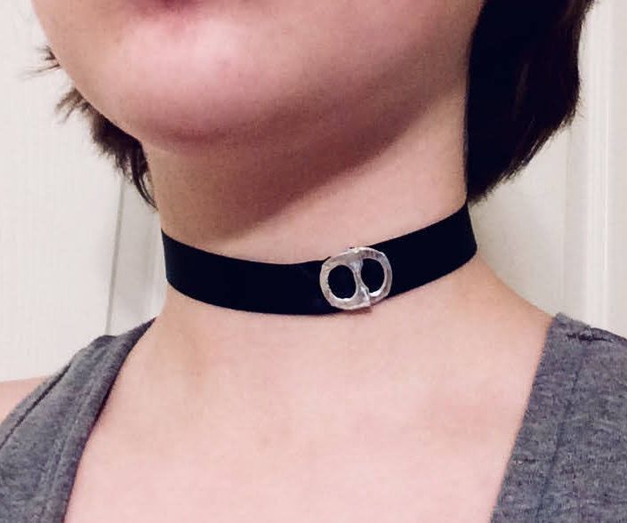 Simple Ribbon Choker With Custom Bottle Tab Clasp : 8 Steps (with ...