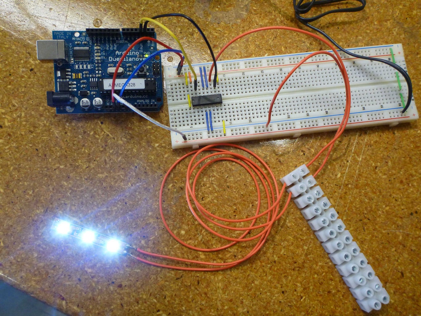 How To Make Leds Flash To Music With An Arduino Steps Instructables