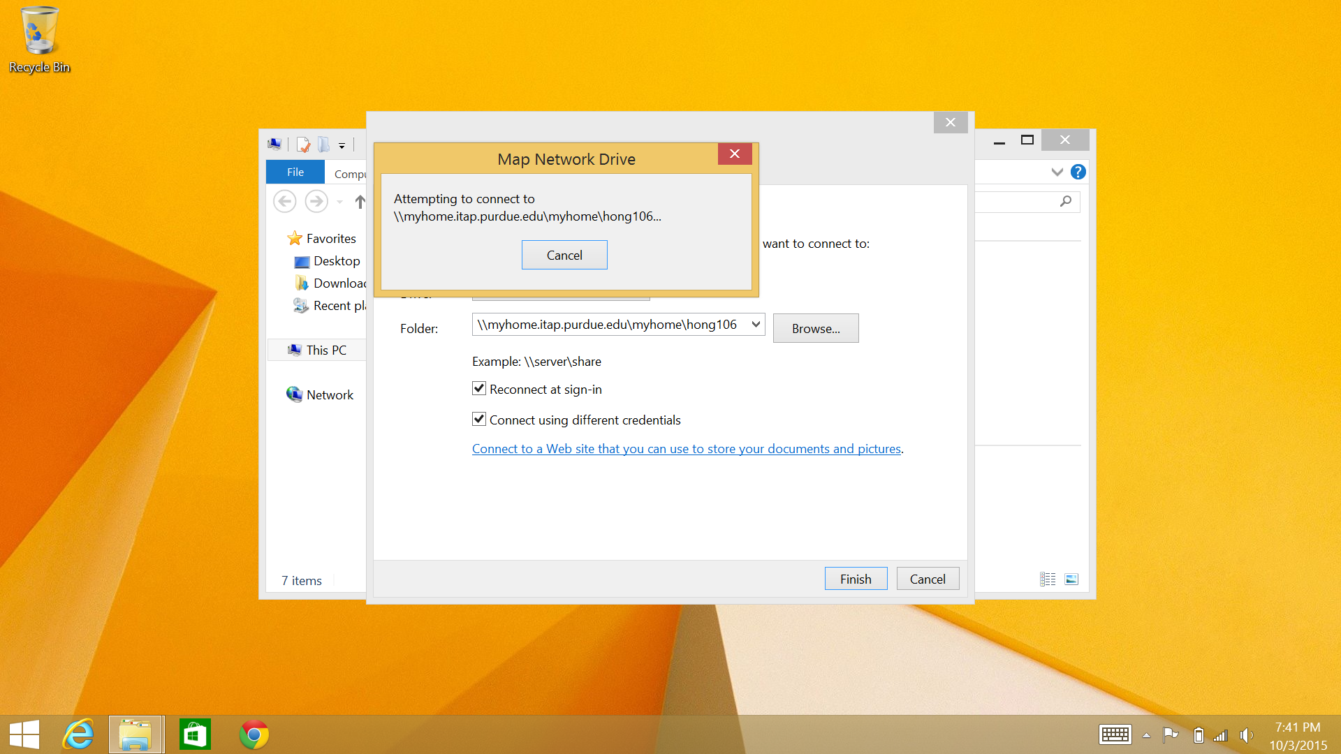 Purdue Network Drive for Windows : 5 Steps - Instructables