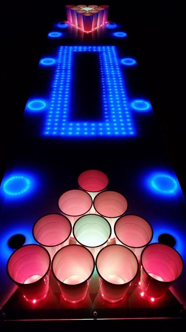 Led Beer Pong Table
