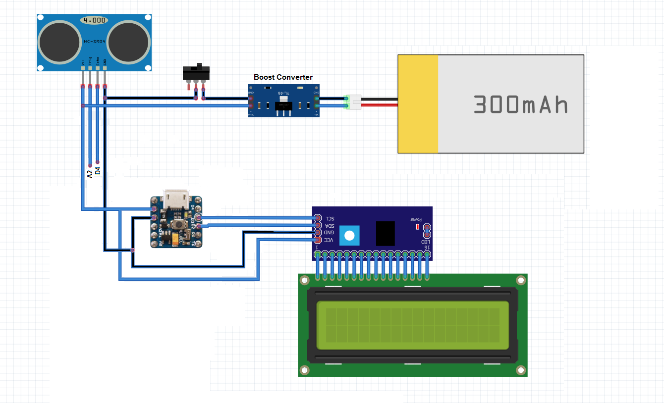 Portable Distance Measuring Device With Arduino! : 9 Steps (with ...