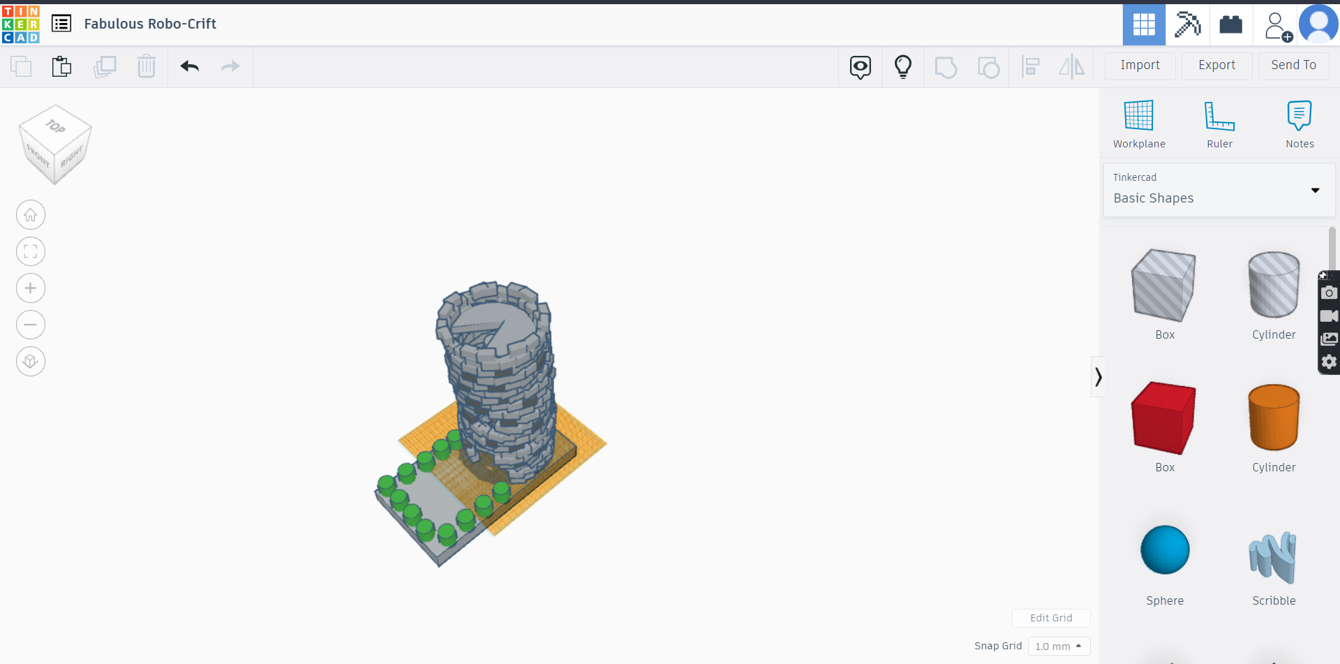 Tinkercad- Spiral Stair Dice Tower : 9 Steps - Instructables