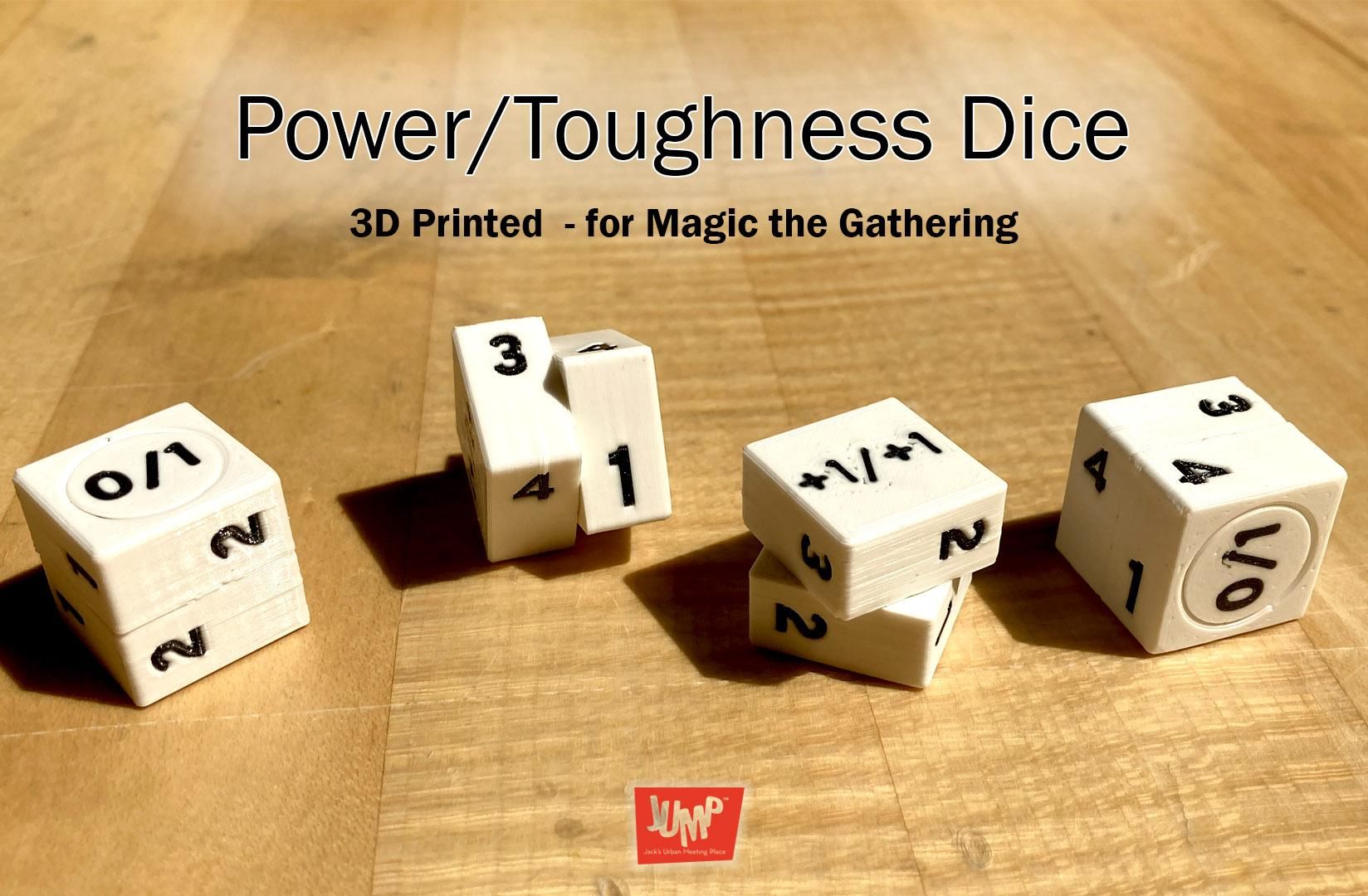 3D Printed Power and Toughness Dice for Magic the Gathering : 3 Steps ...