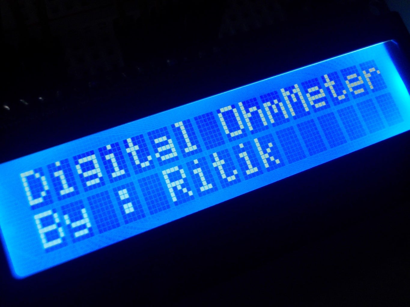 Arduino Ohm Meter With Lcd 4 Steps Instructables