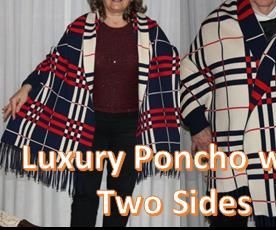 Luxury Poncho With Two Sides : 3 Steps (with Pictures) - Instructables