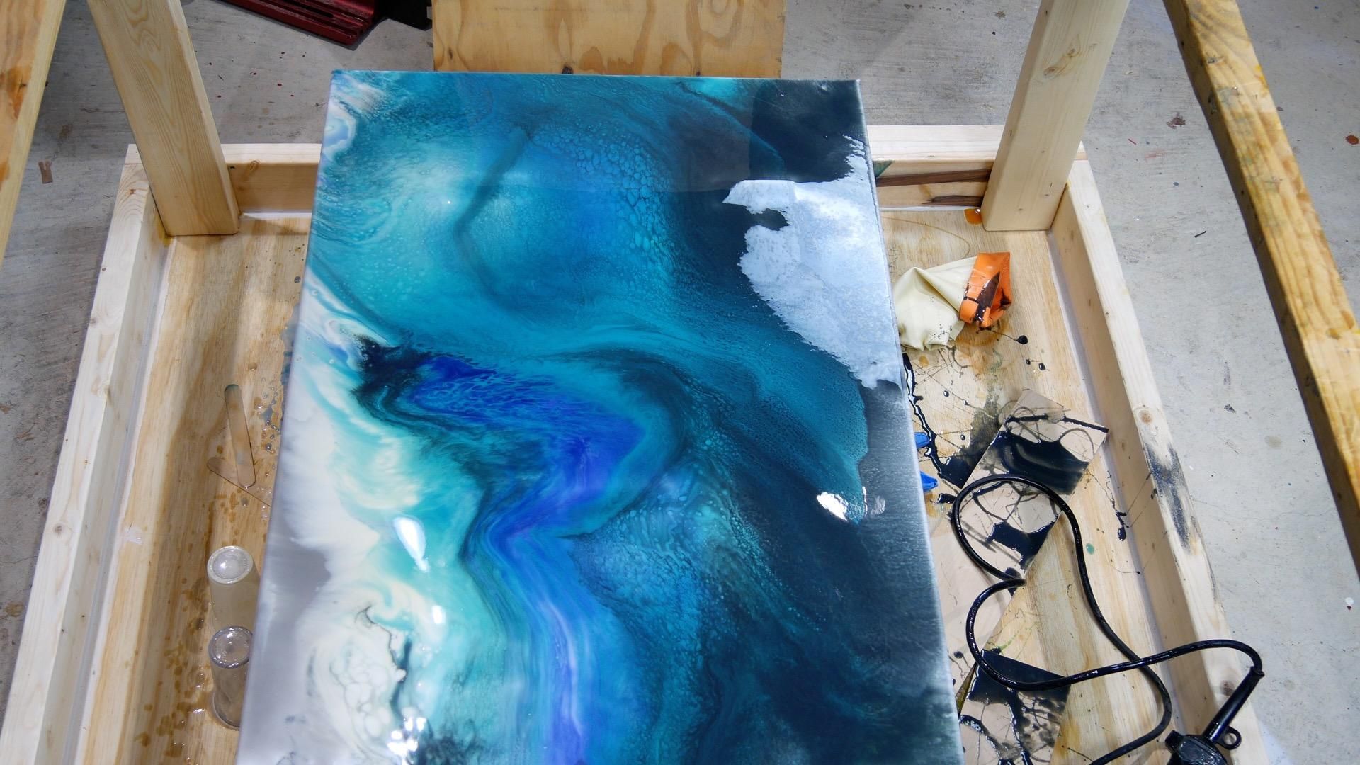 How to Make Resin Art on a Canvas (For Beginners) : 10 Steps (with ...