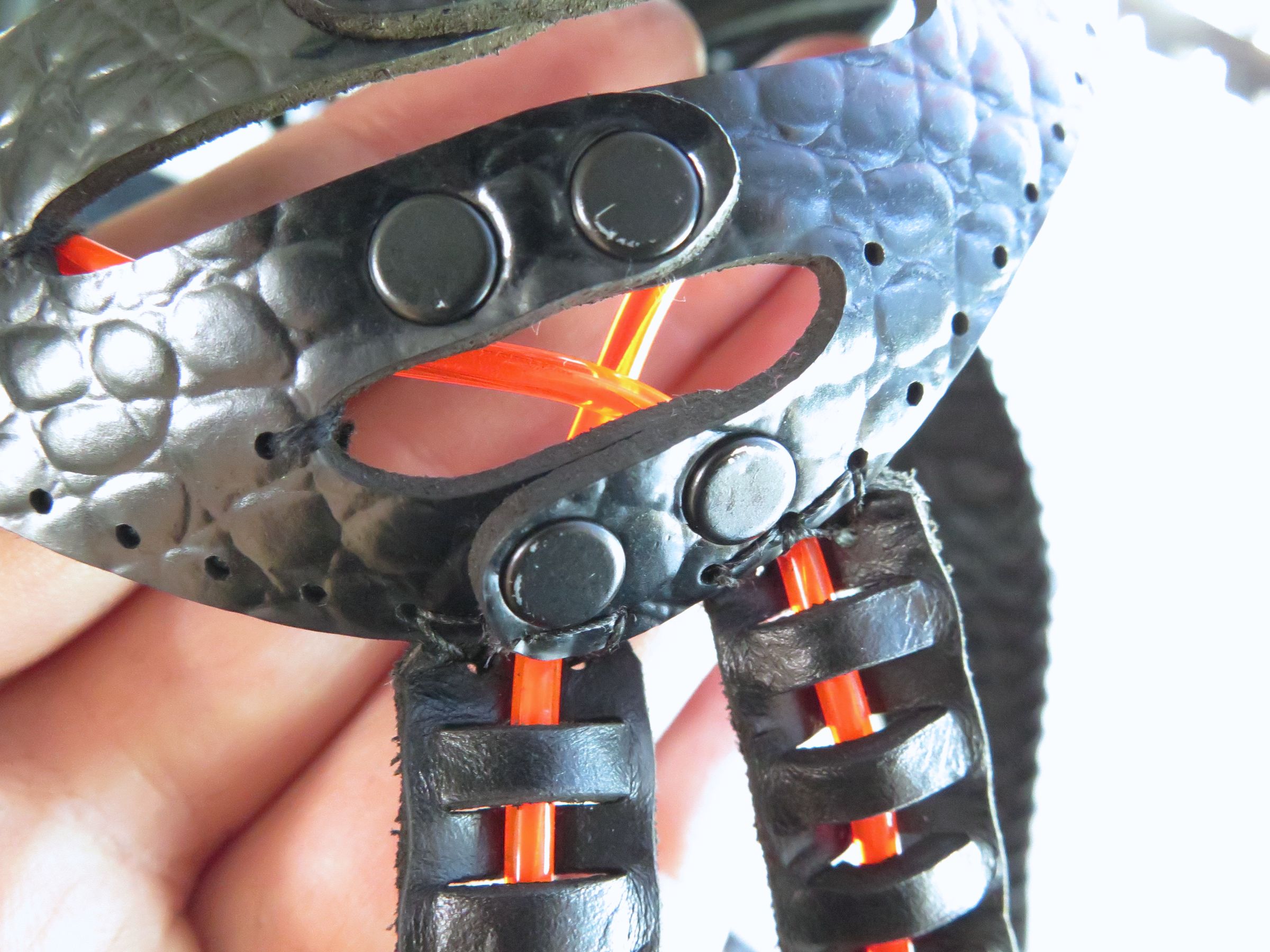 Leather and El Wire Sci-Fi Headdress : 16 Steps (with Pictures ...