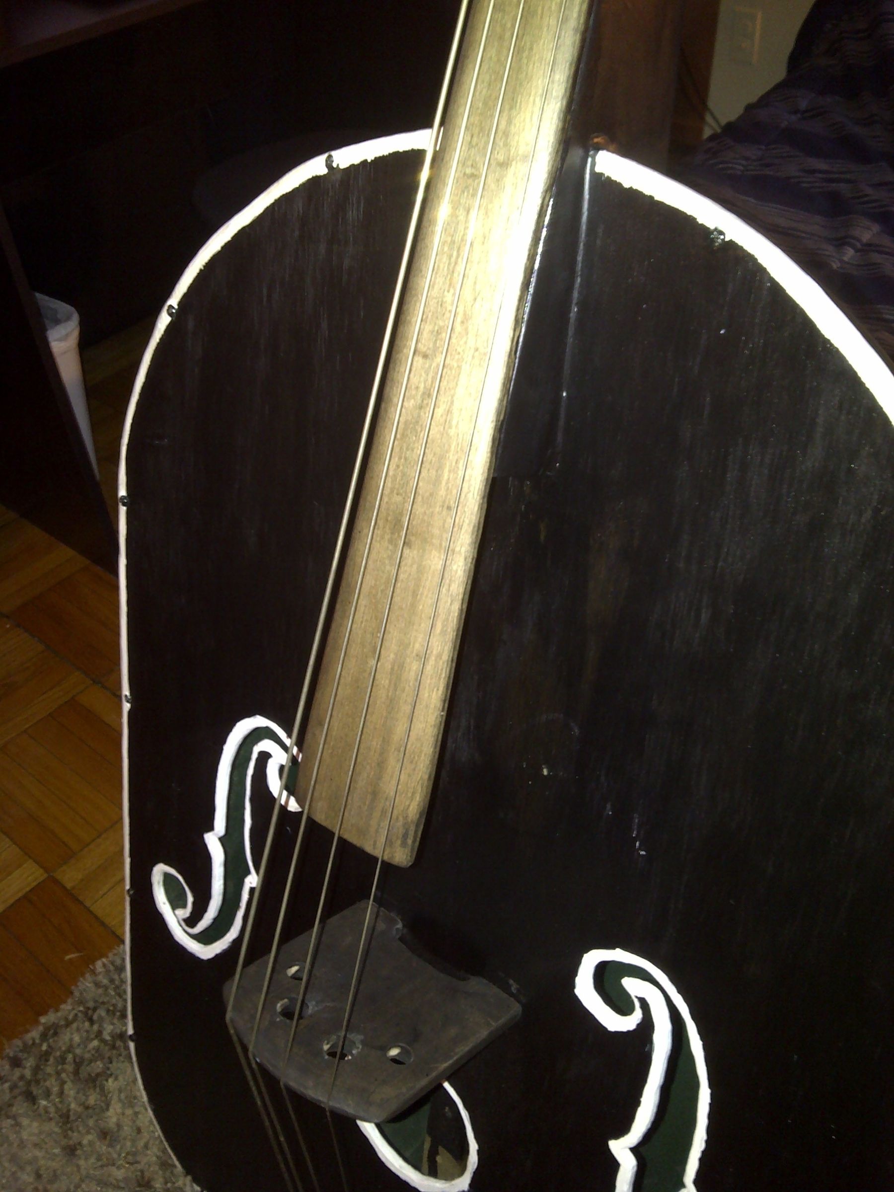 Upright Bass Made From a Wheelbarrow - Instructables