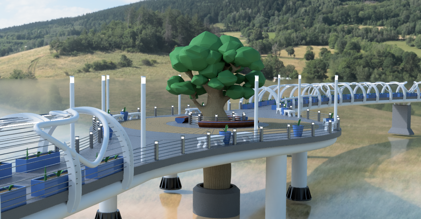 Design a Pedestrian Bridge With Fusion 360 : 9 Steps (with Pictures ...