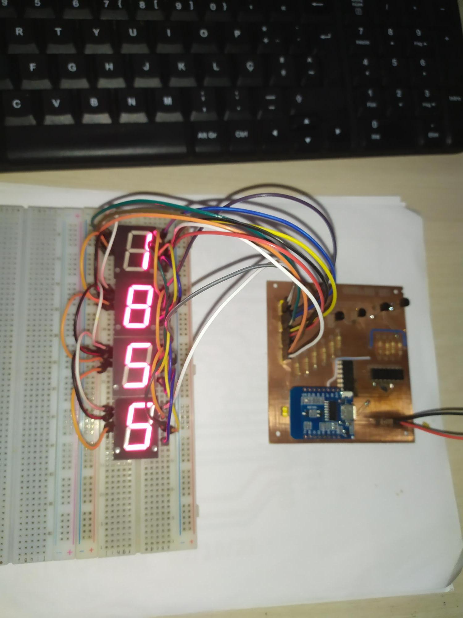 How to Make NTP Clock Using ESP8266 and 74HC595 [V1.0] : 8 Steps (with ...
