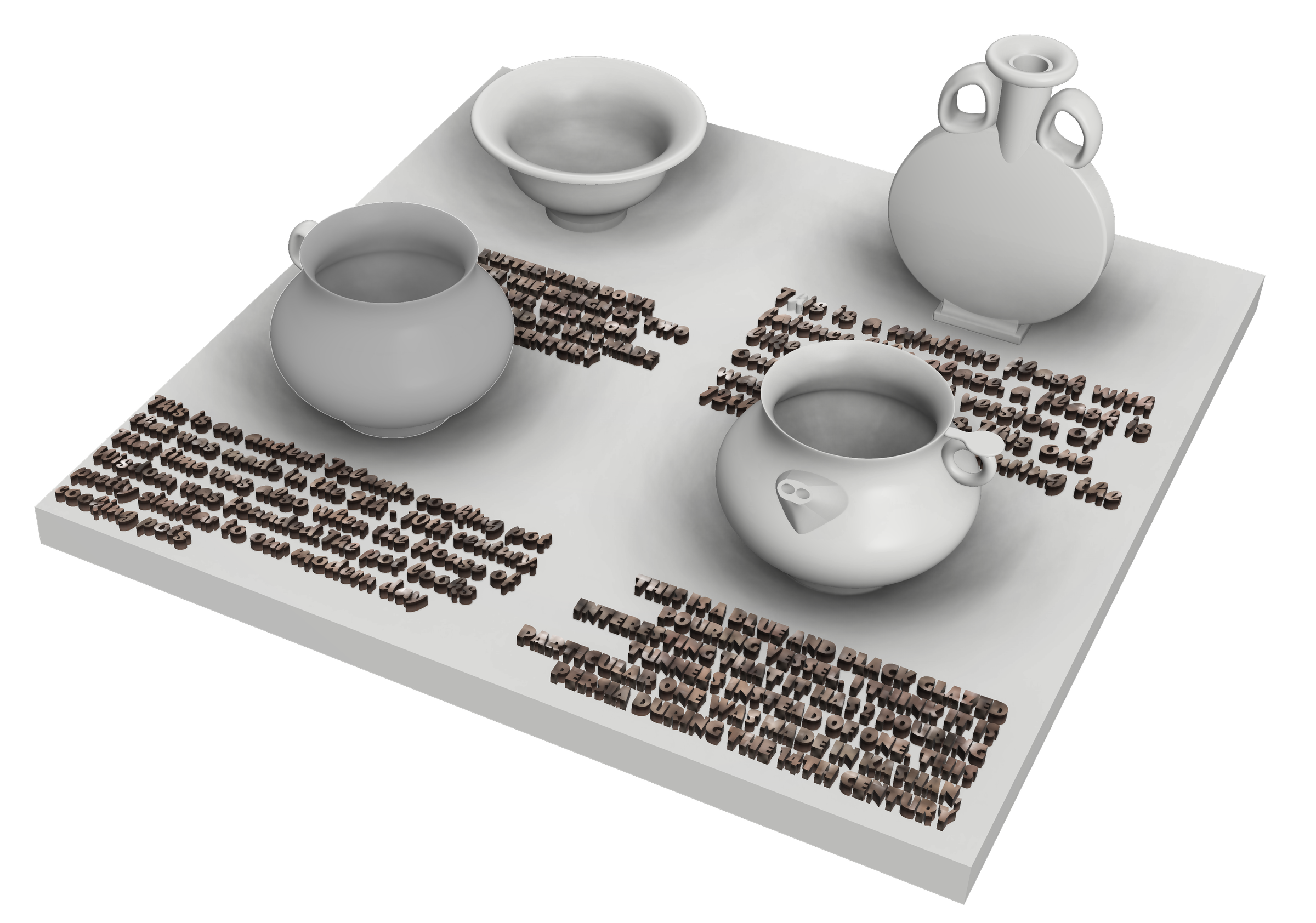 3D-Printed Educational Models of Ancient Islamic Ceramic Art（9th-14th ...