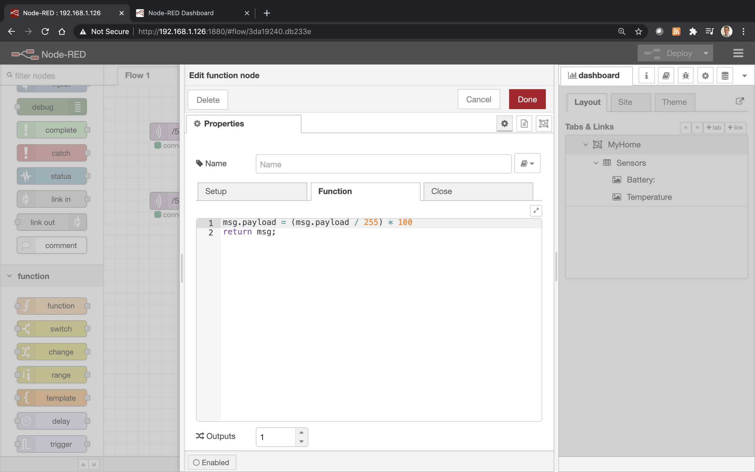 How to Build WiFi Sensors and UI in Node-RED on Raspberry Pi : 15 Steps ...