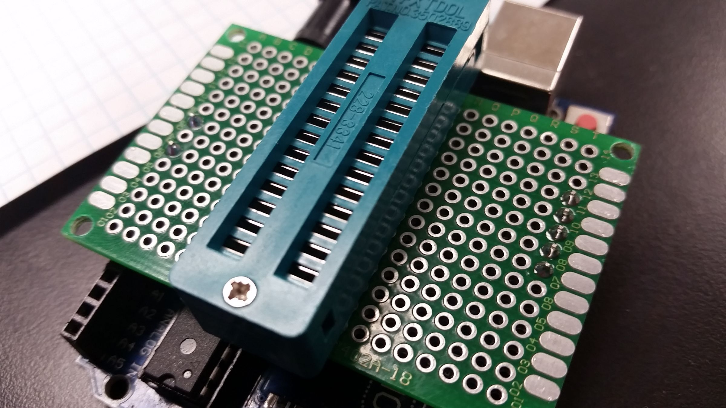 ZIF Attiny "Arduino As ISP" Programmer With External Clock : 11 Steps ...
