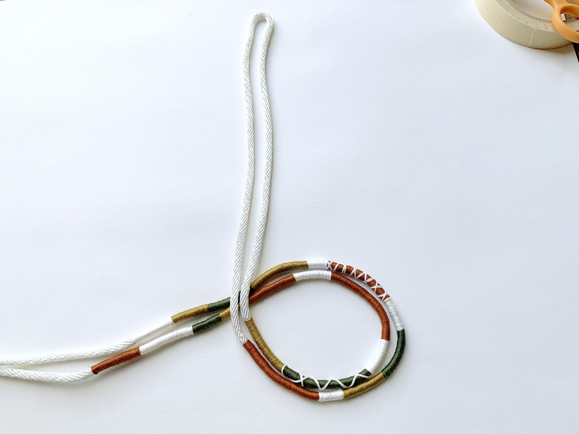 Wrapped Rope Macrame Knot Necklace : 6 Steps (with Pictures ...