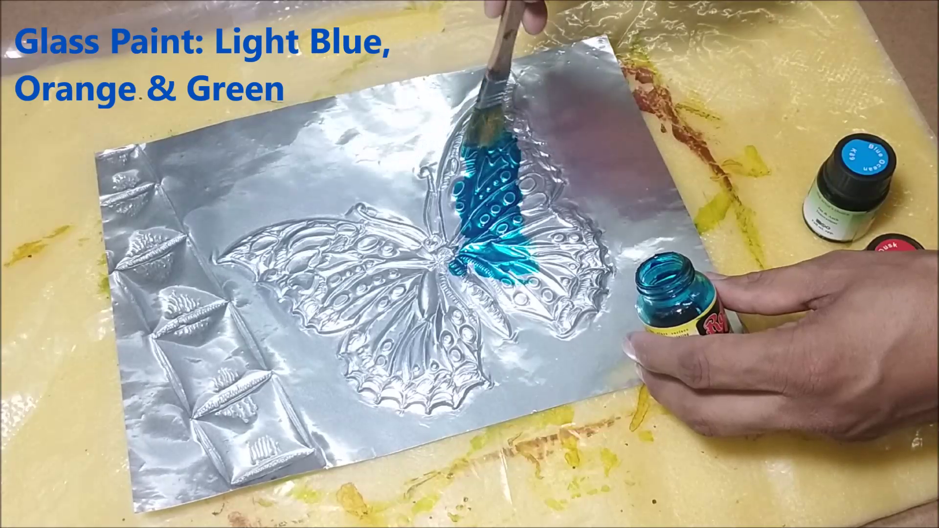 How to Make Butterfly Embossed Painting|Metal Art : 4 Steps - Instructables