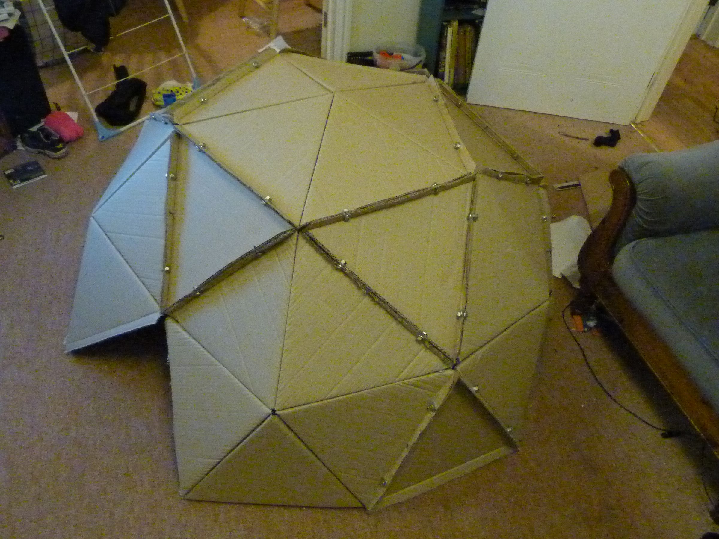 Cardboard Geodesic Play Den (with Pictures) - Instructables