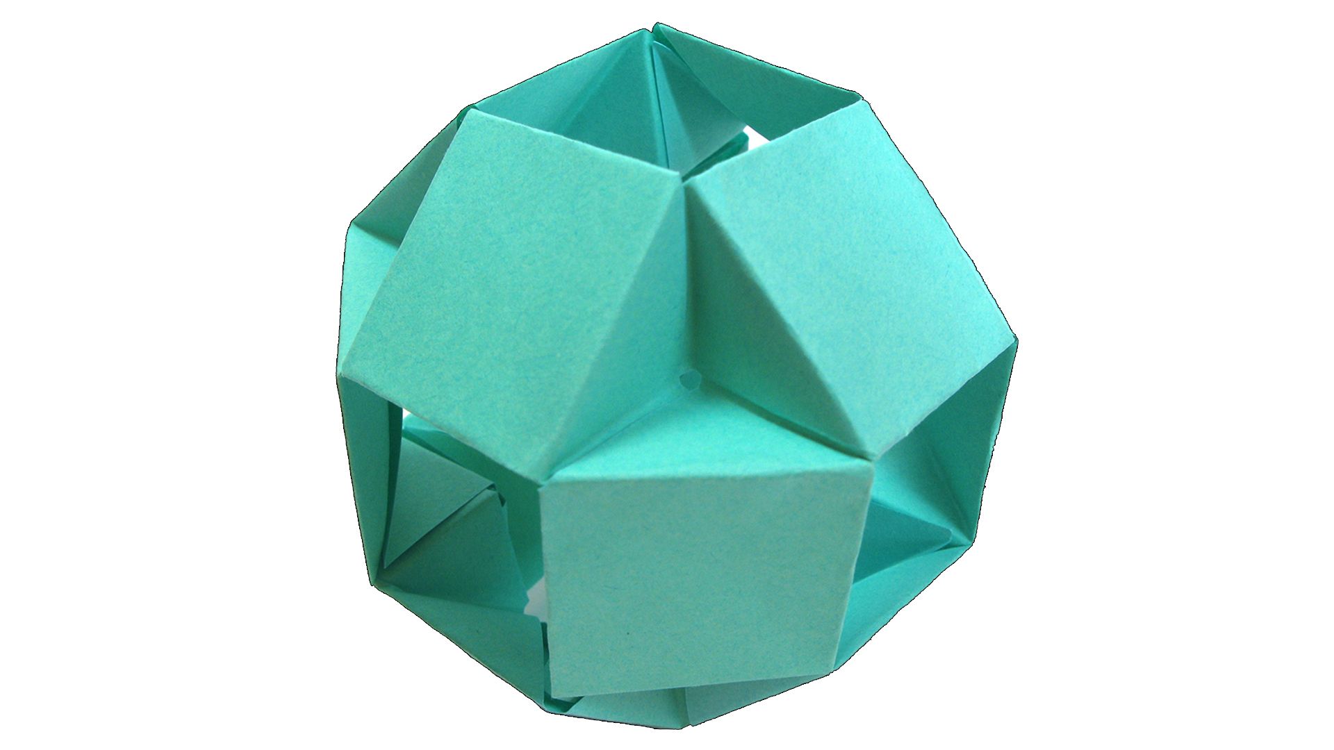 Modular Origami Ball 12 Units