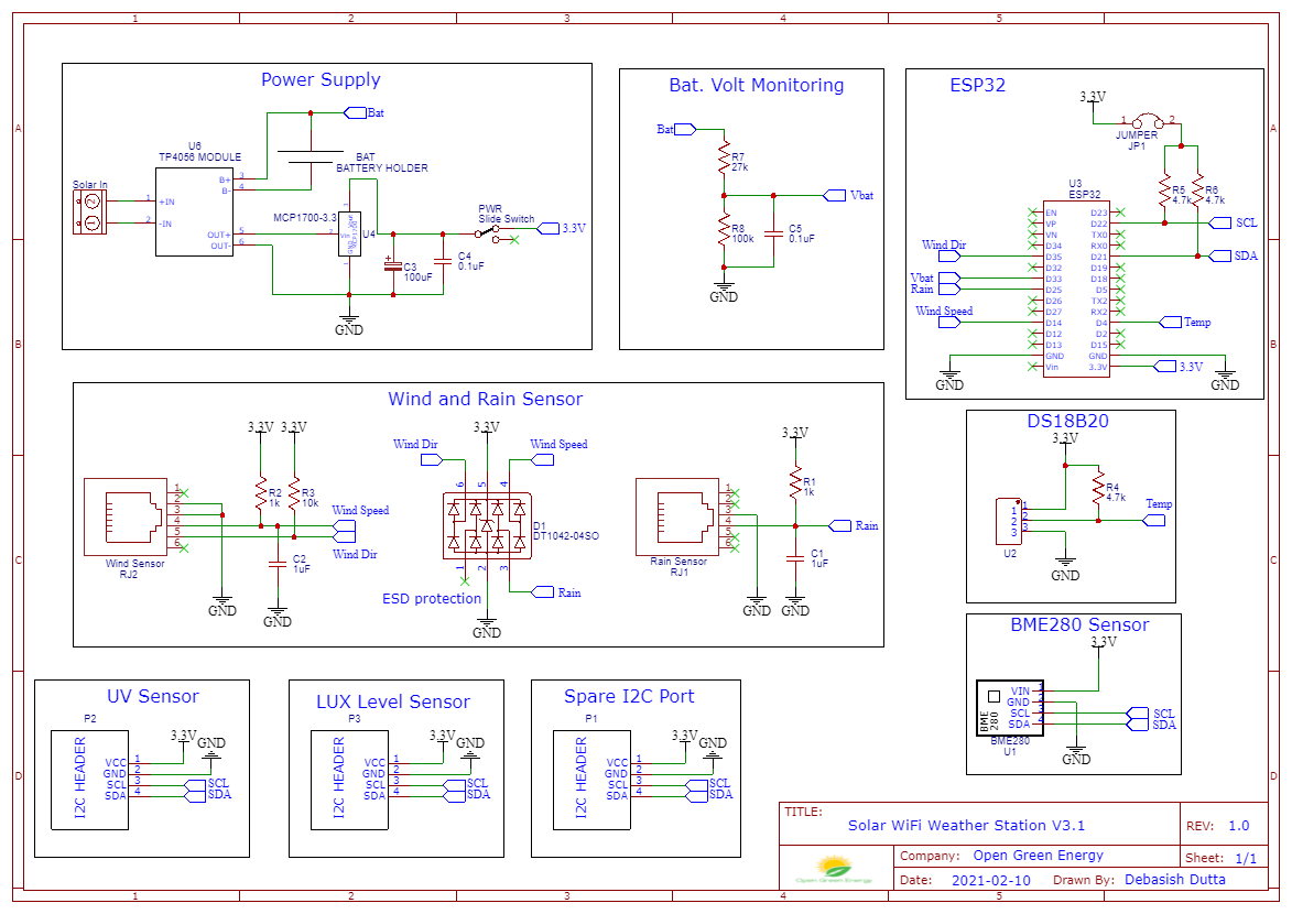 Solar Powered WiFi Weather Station V3.0 : 36 Steps (with Pictures ...