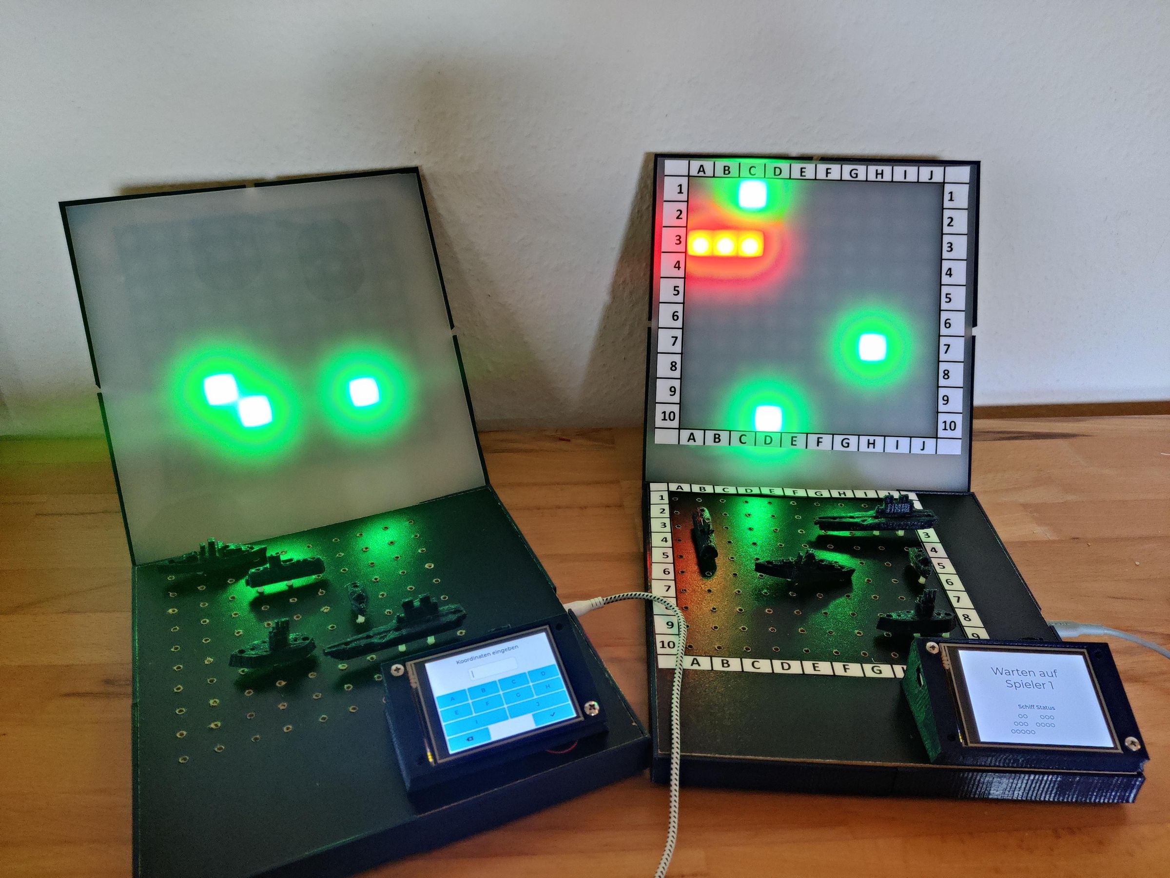 Battleship Computer With ESP32 / WS2812 LED Stripe : 8 Steps ...