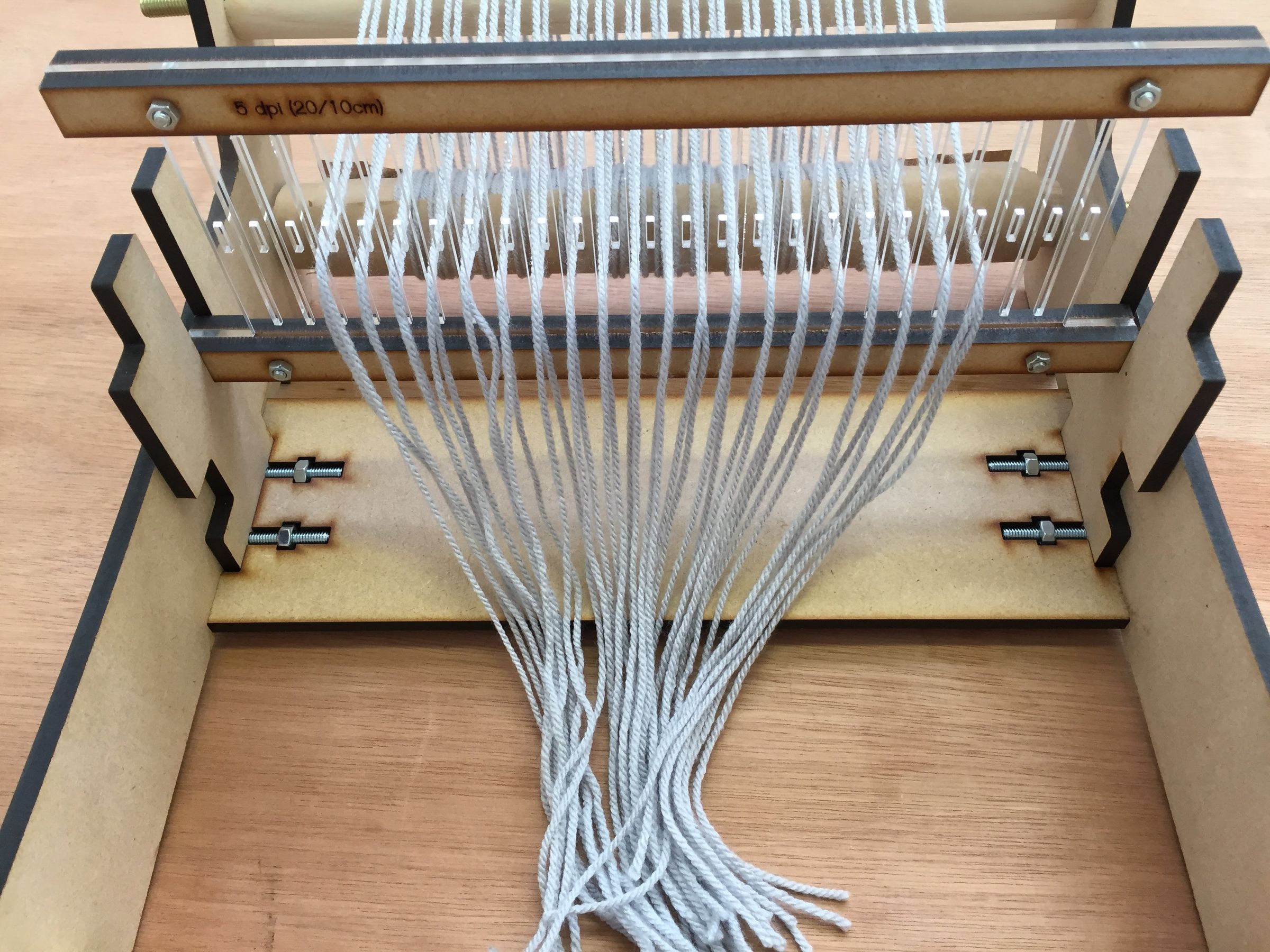 DIY Laser Cut Rigid Heddle Loom - Part 2: Weaving With the Rigid Heddle ...