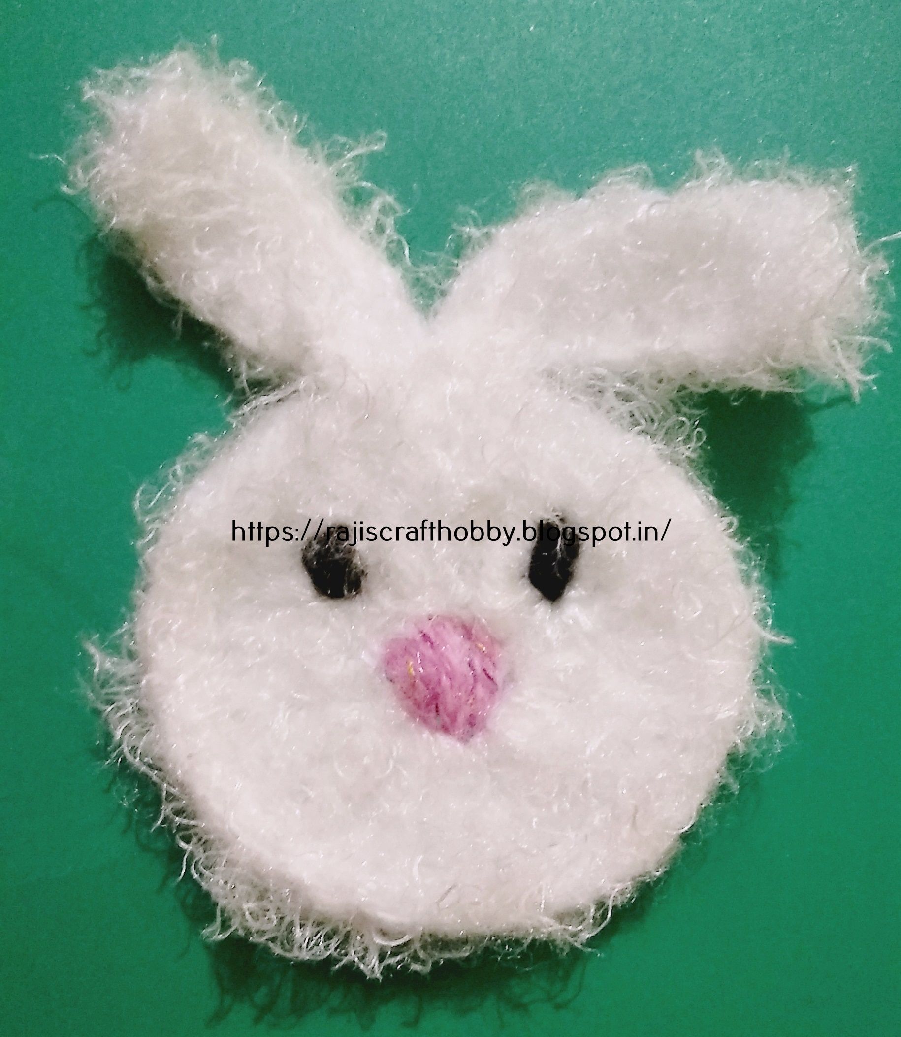Easy Crochet Bunny Applique Pattern : 10 Steps - Instructables
