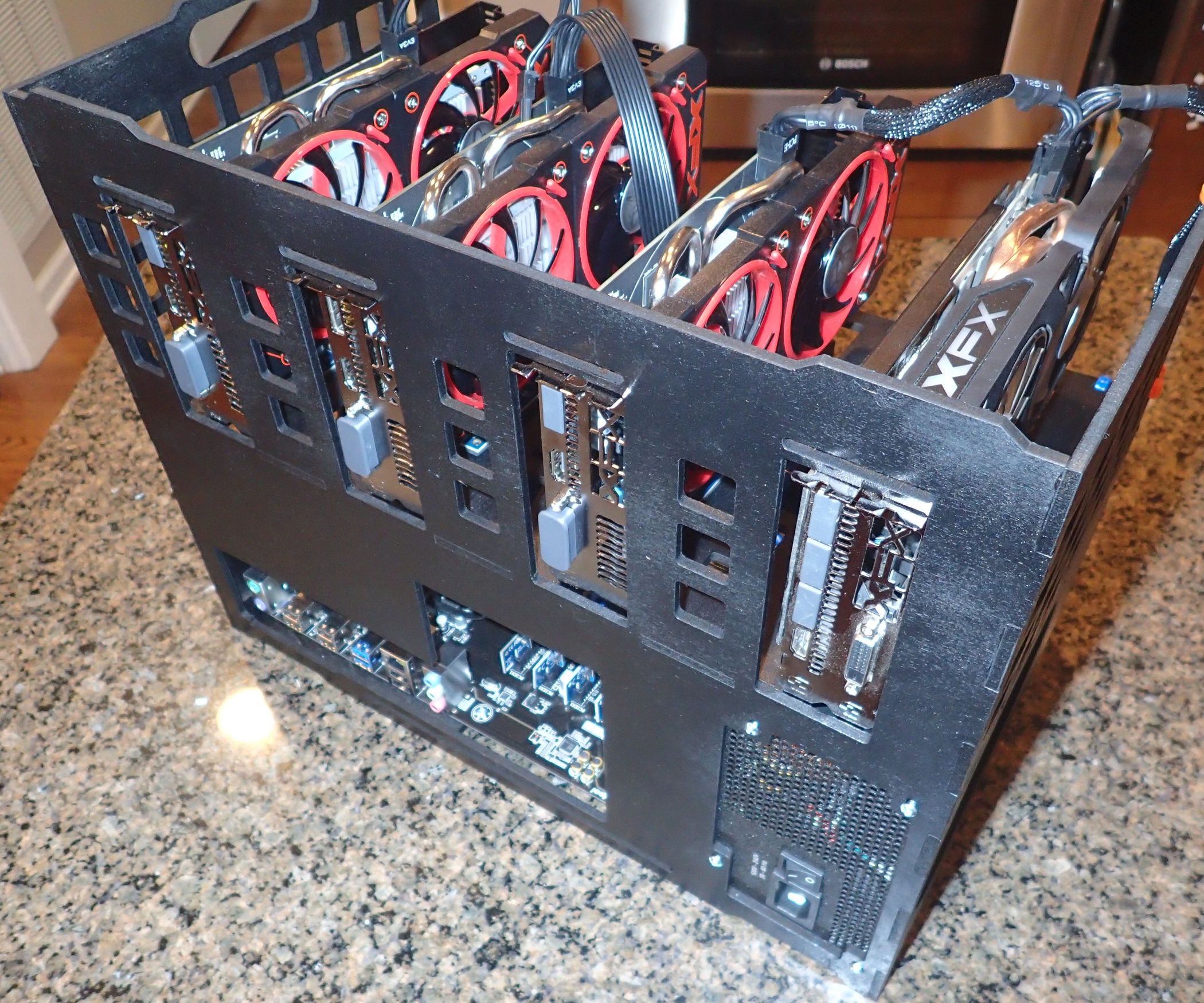 Simple, Stackable GPU Mining Rig : 10 Steps (with Pictures) - Instructables