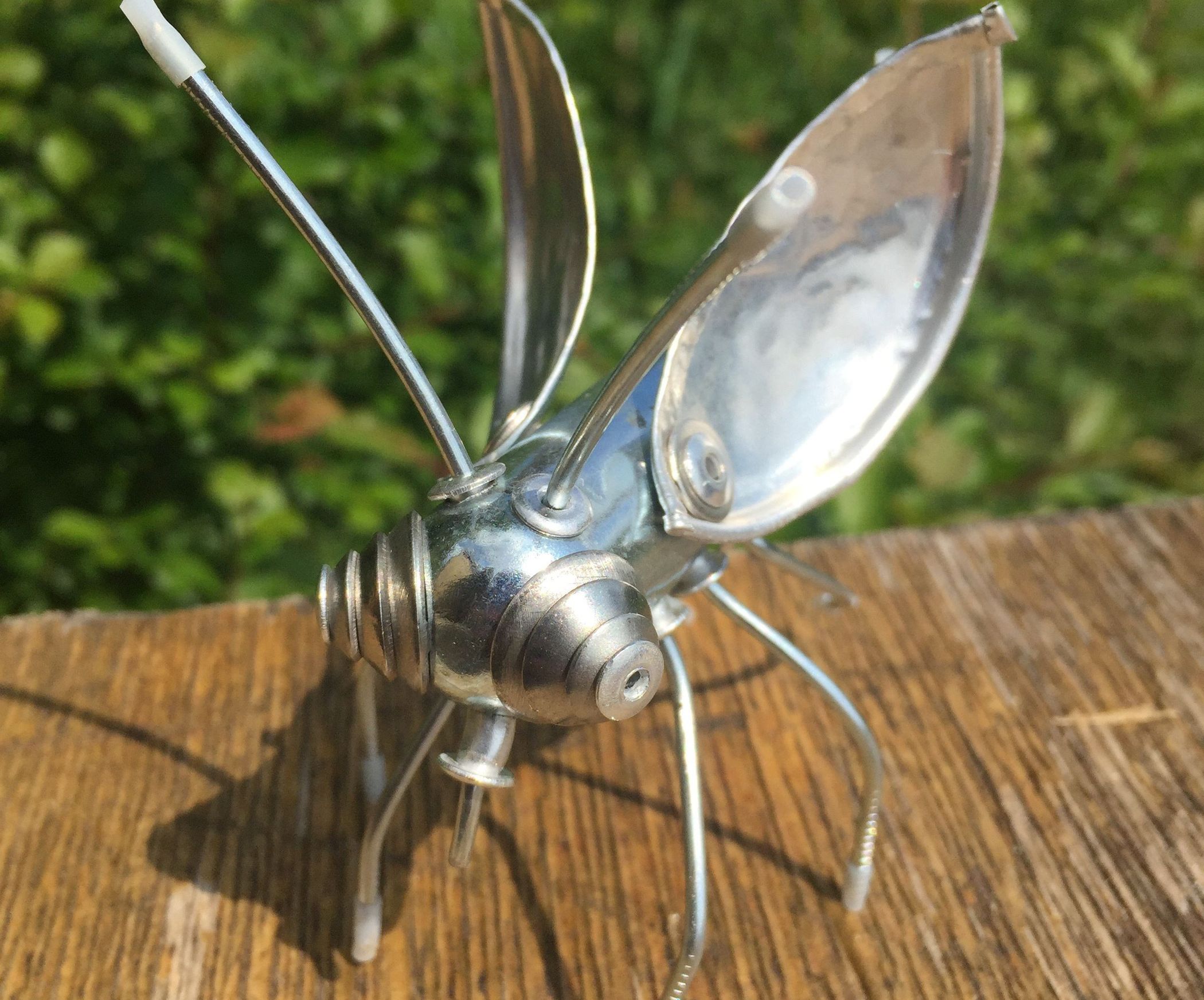 Recycled Metal Bug : 14 Steps (with Pictures) - Instructables