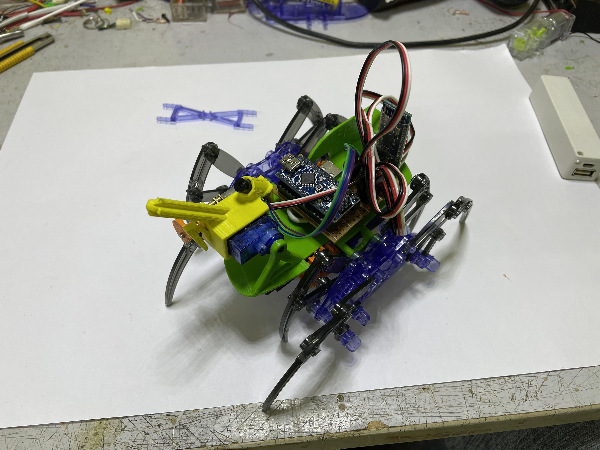 Bluetooth Controlled Spider Robot That Shoots! : 15 Steps (with ...