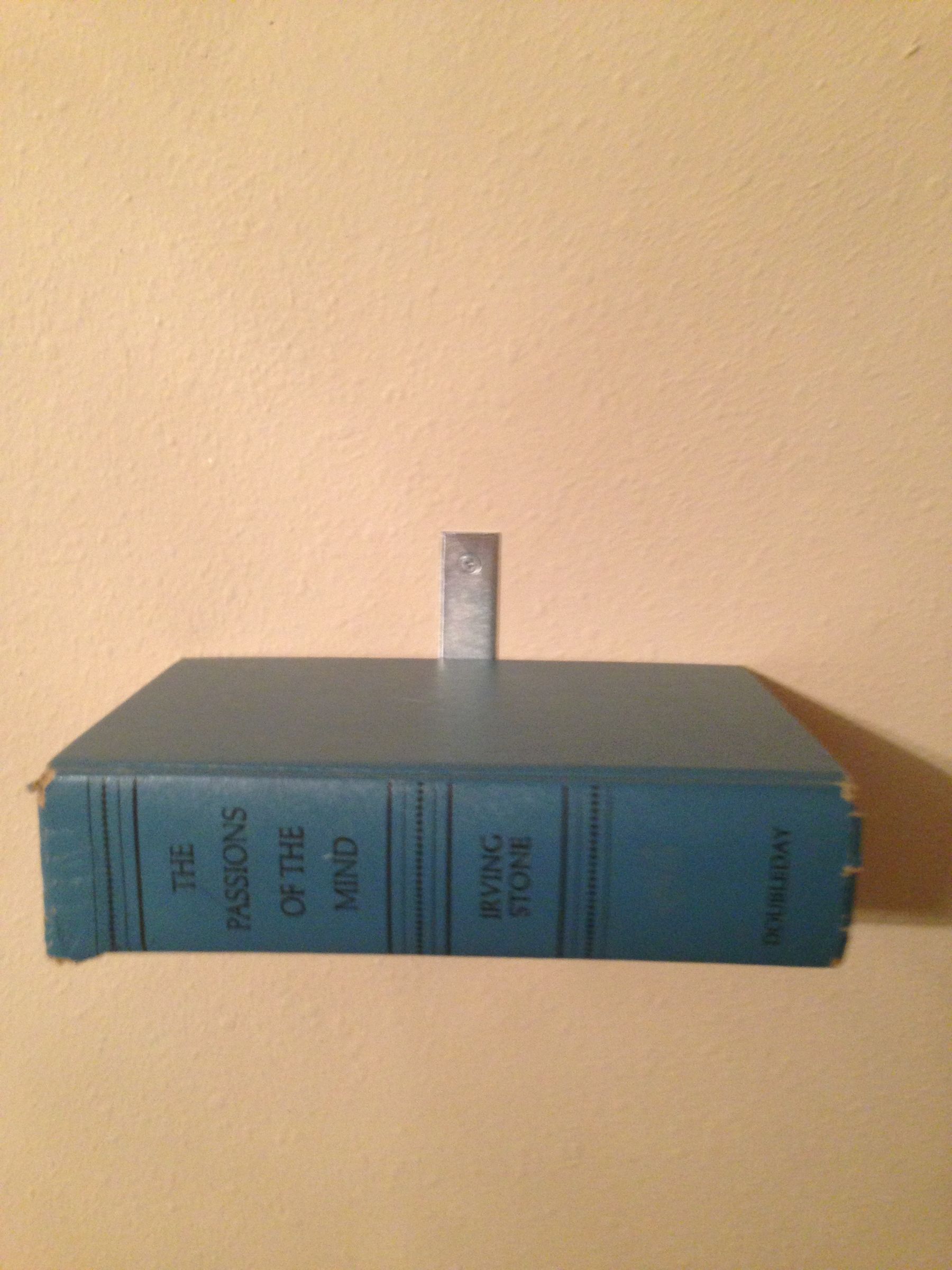 Invisible Bookshelf That Will Not Damage Your Books! : 6 Steps ...