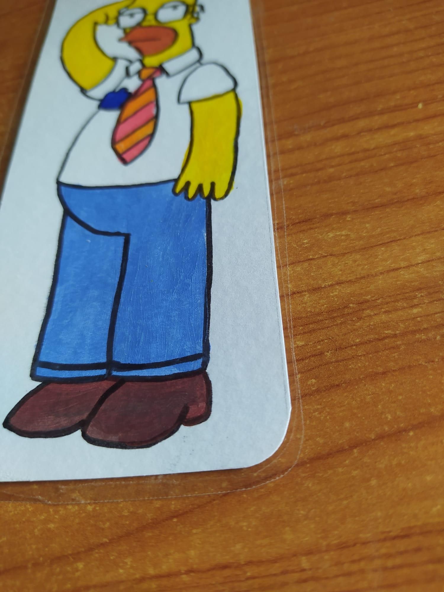 Simpsons Bookmarks + Simple Way to Plasticize : 7 Steps (with Pictures ...