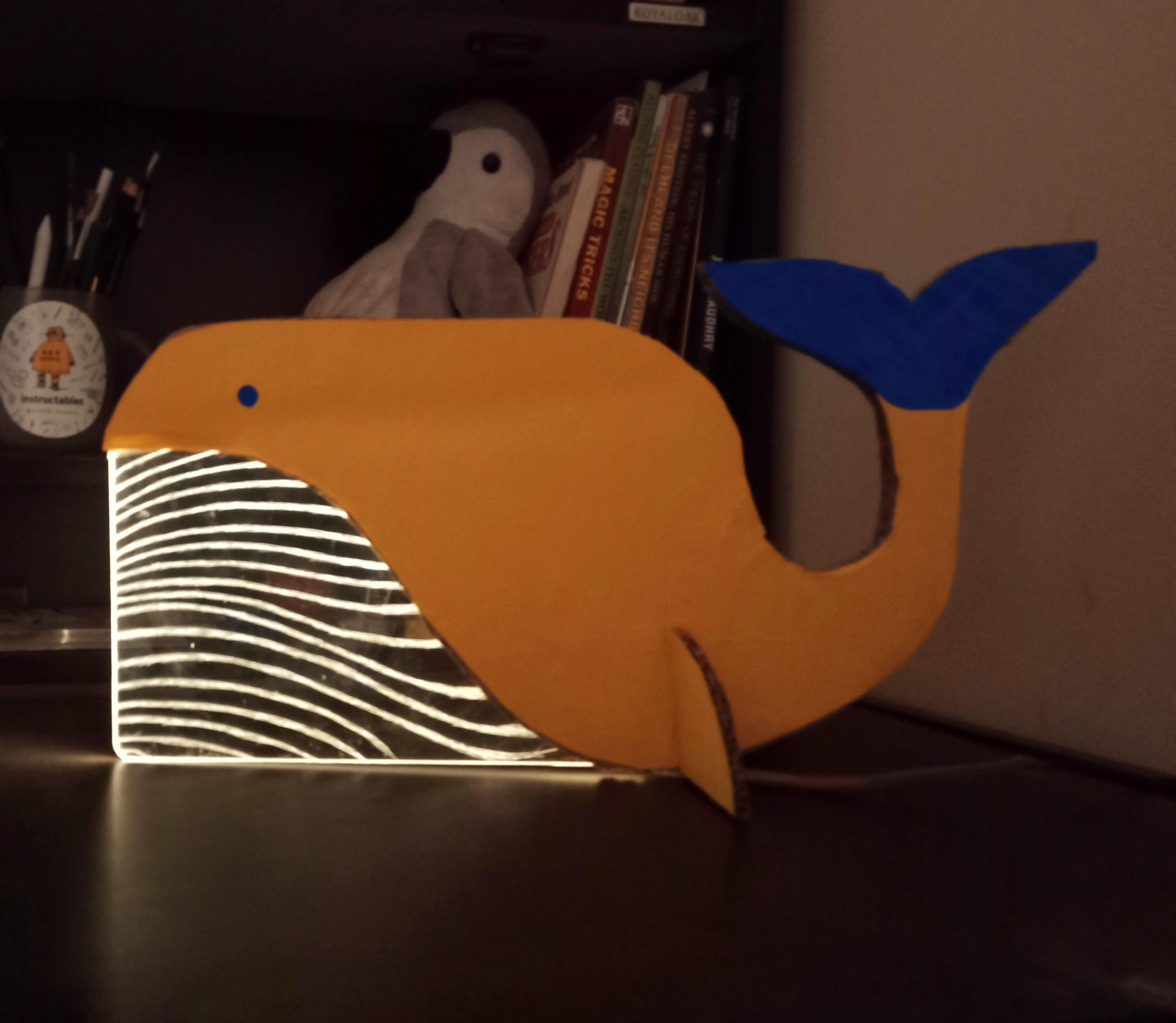 Yellow Whale Night Lamp : 8 Steps (with Pictures) - Instructables