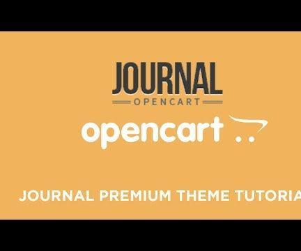 How to Use Journal OpenCart Theme to Build Online Store - Instructables