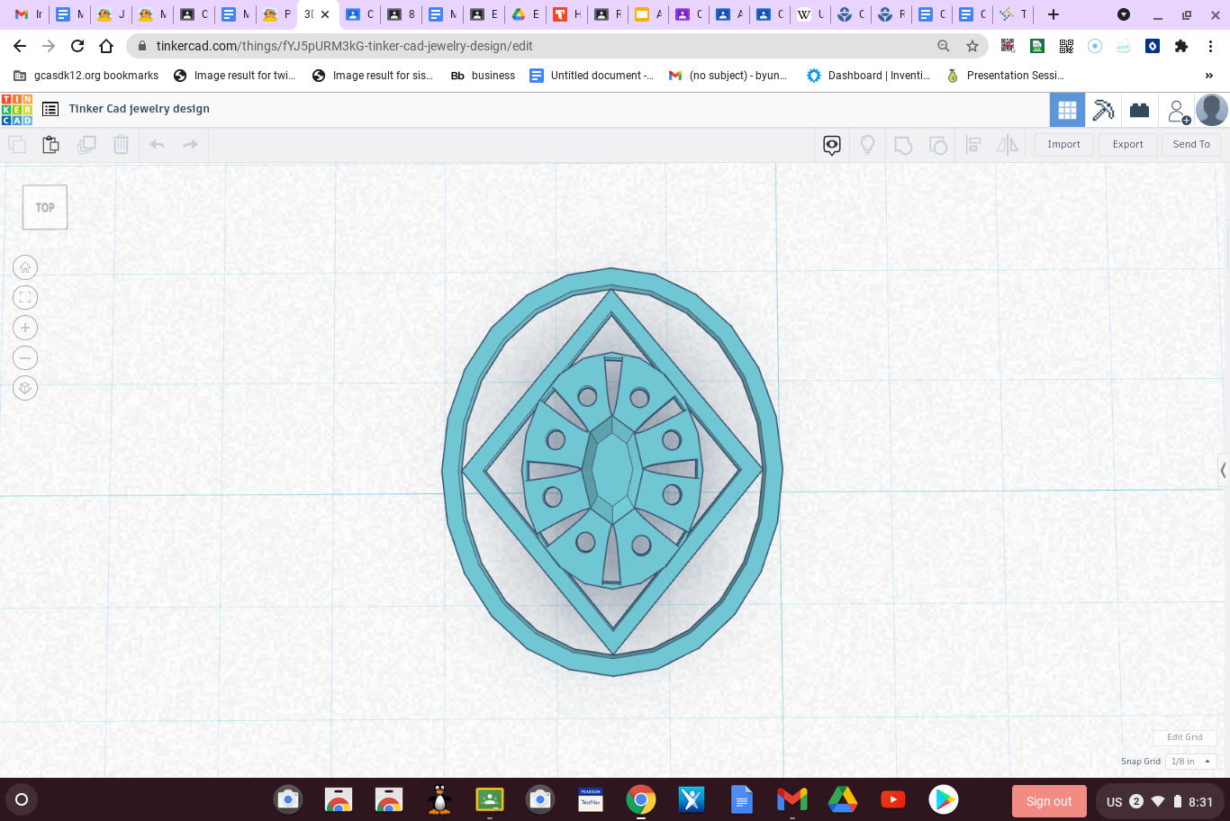 TinkerCad Bracelet Charm : 14 Steps - Instructables