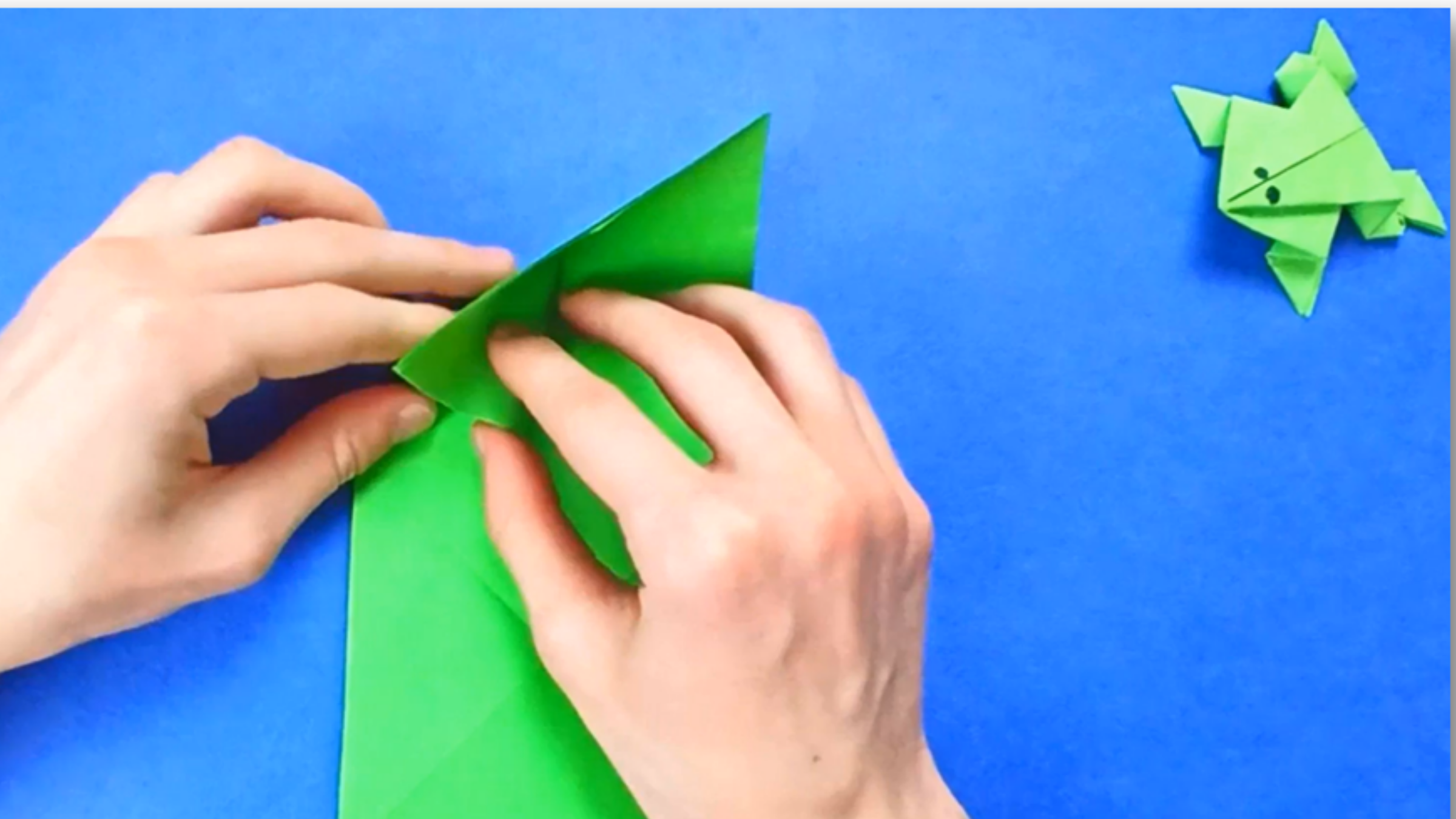 How to Make a Jumping Paper Frog? : 36 Steps (with Pictures ...