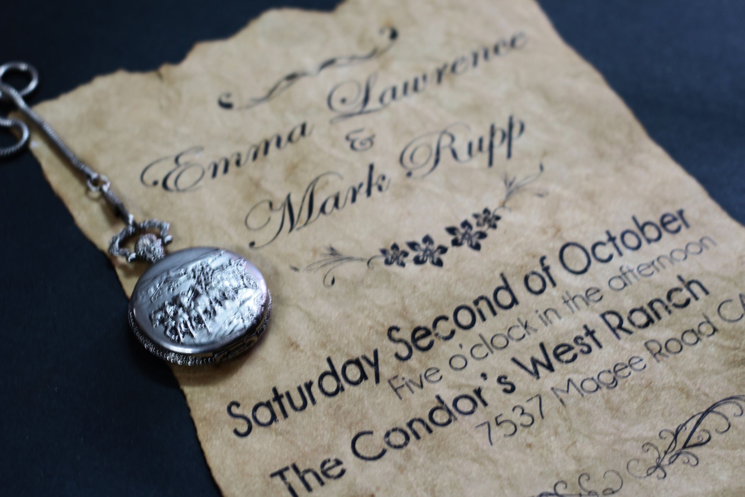 Vintage Old Paper Wedding Invitation - Project Geek #4 : 4 Steps (with ...