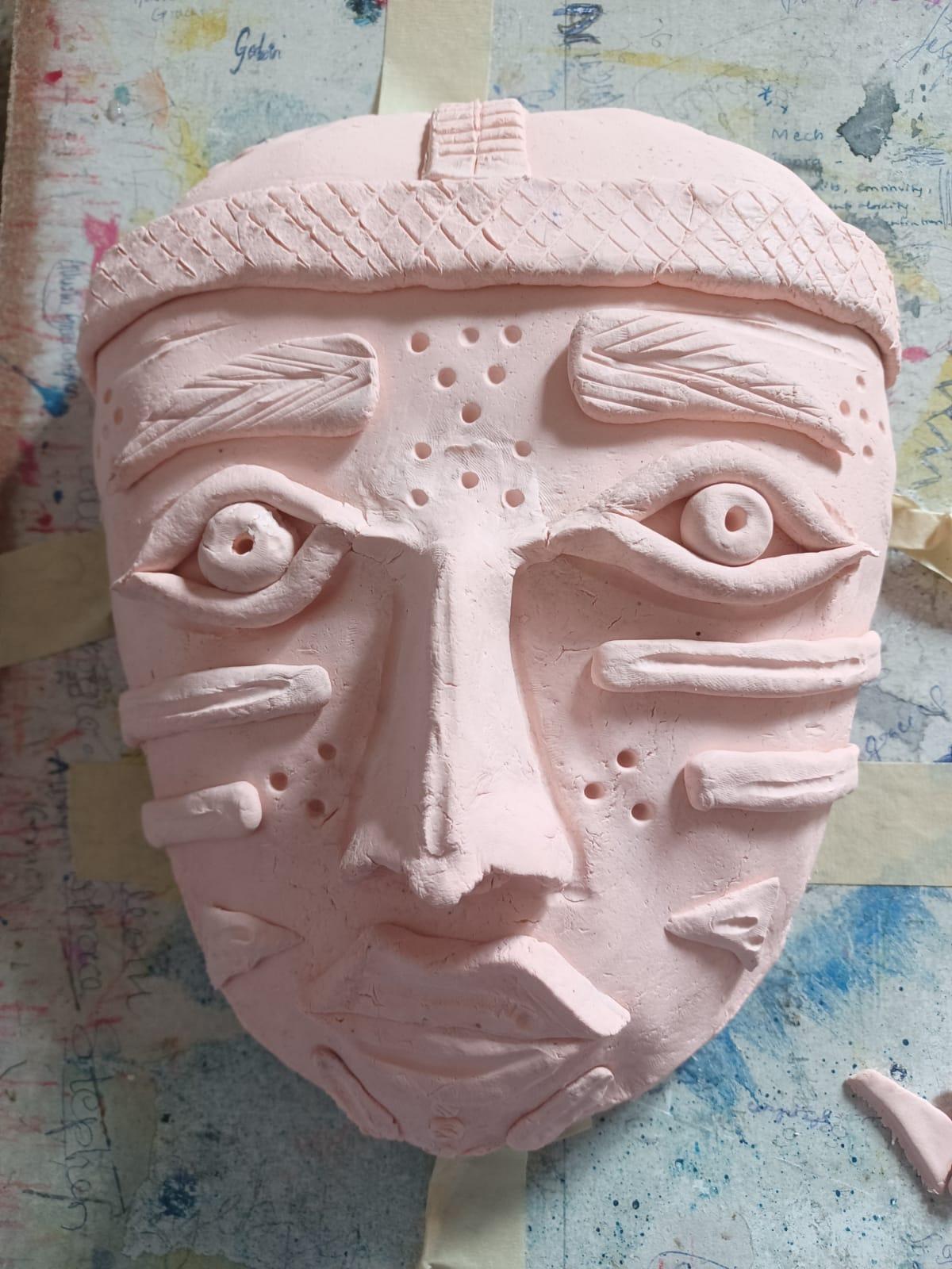 Tribal Mask Using Air Drying Clay : 3 Steps - Instructables