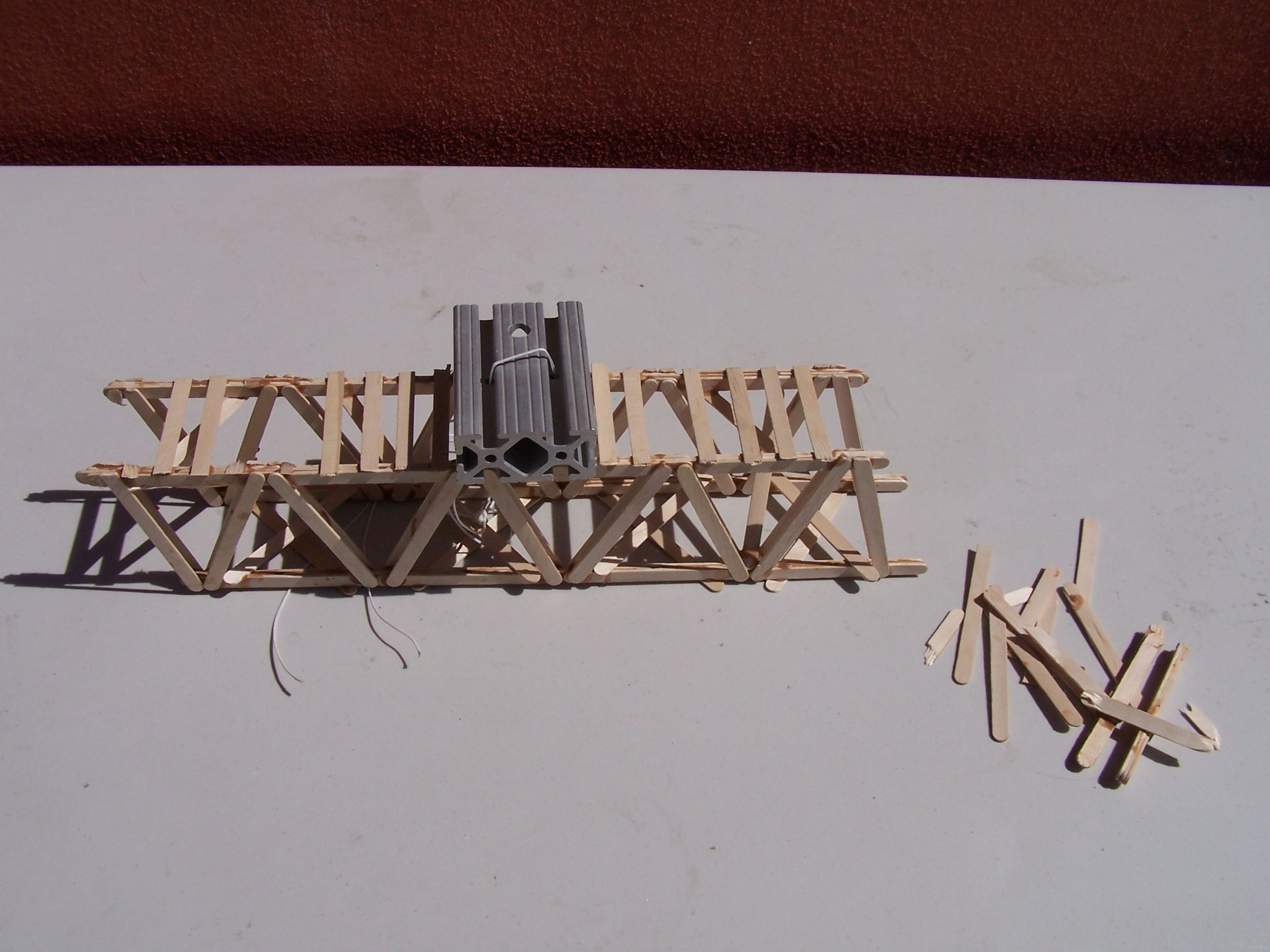 Popsicle Stick Bridge : 9 Steps (with Pictures) - Instructables