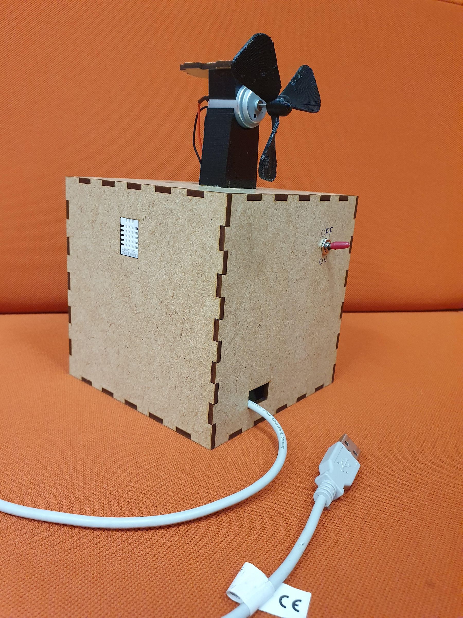 Mini Thermo Fan : 5 Steps - Instructables