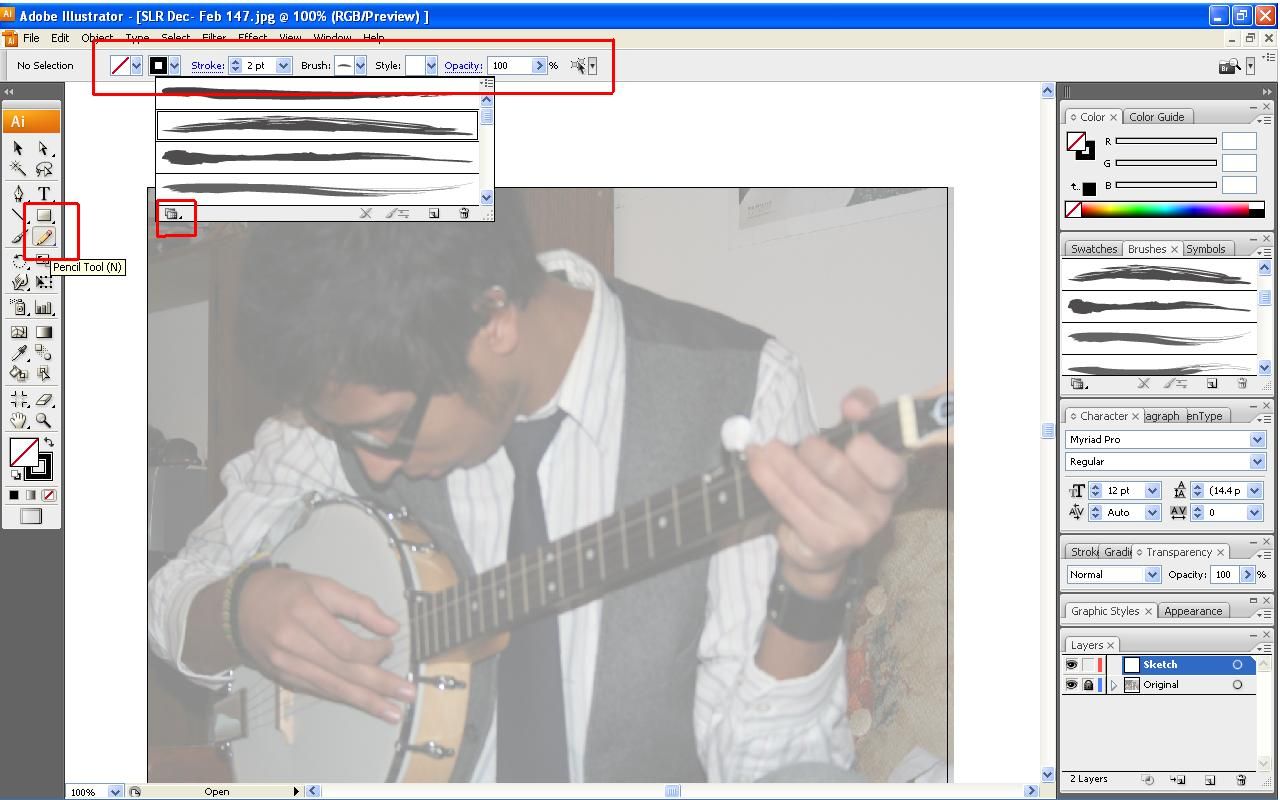 Sketching Photographs in Adobe Illustrator (Secrets Revealed!) : 6 ...