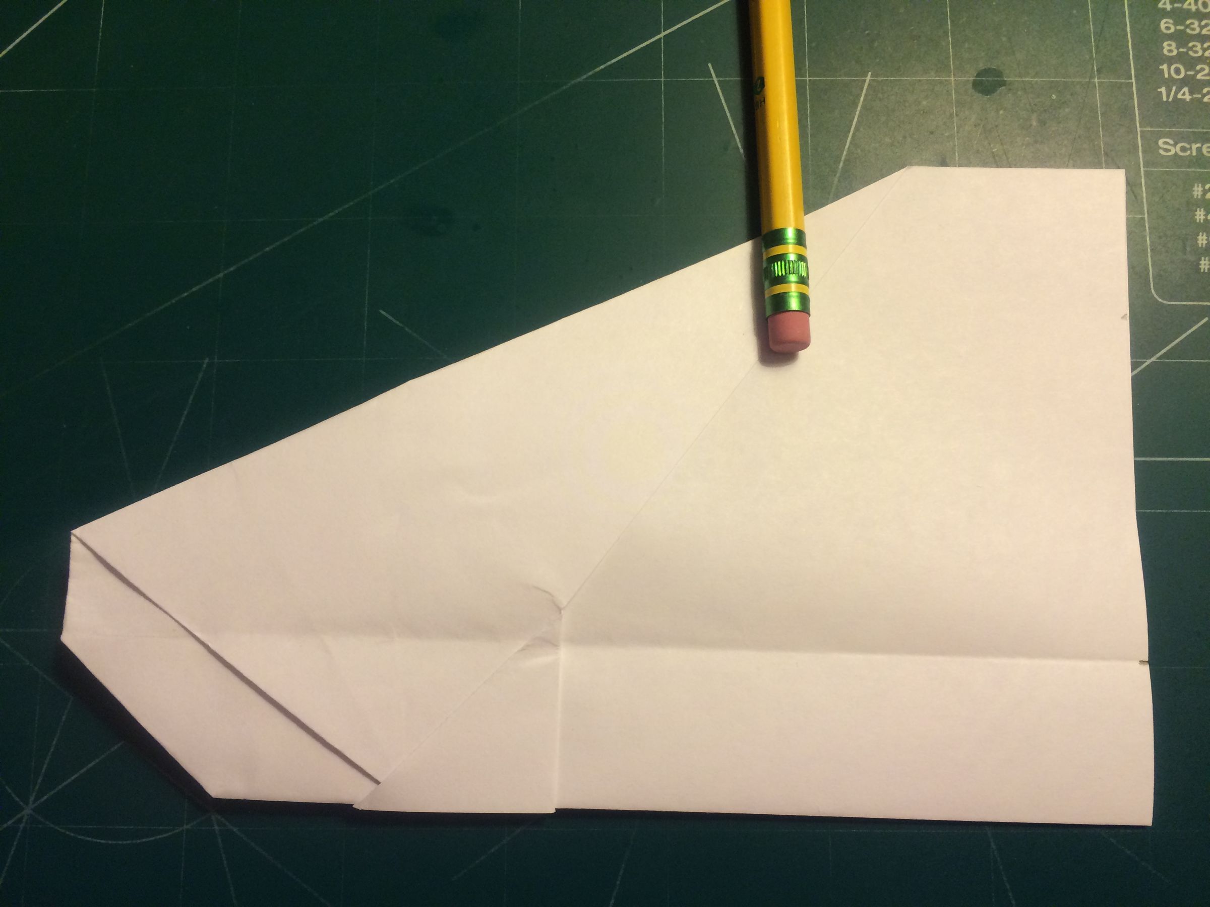 How to Make the Strike Eagle Paper Airplane : 4 Steps - Instructables