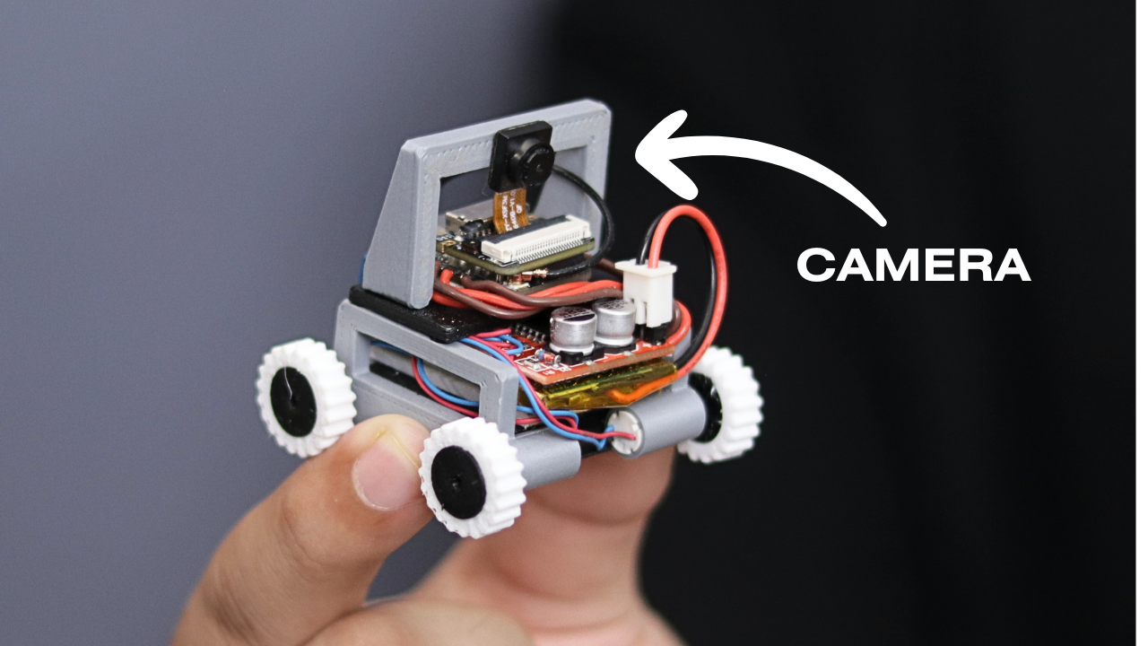 DIY Smartphone-Controlled Tiny Car With Live Camera Feed : 8 Steps ...
