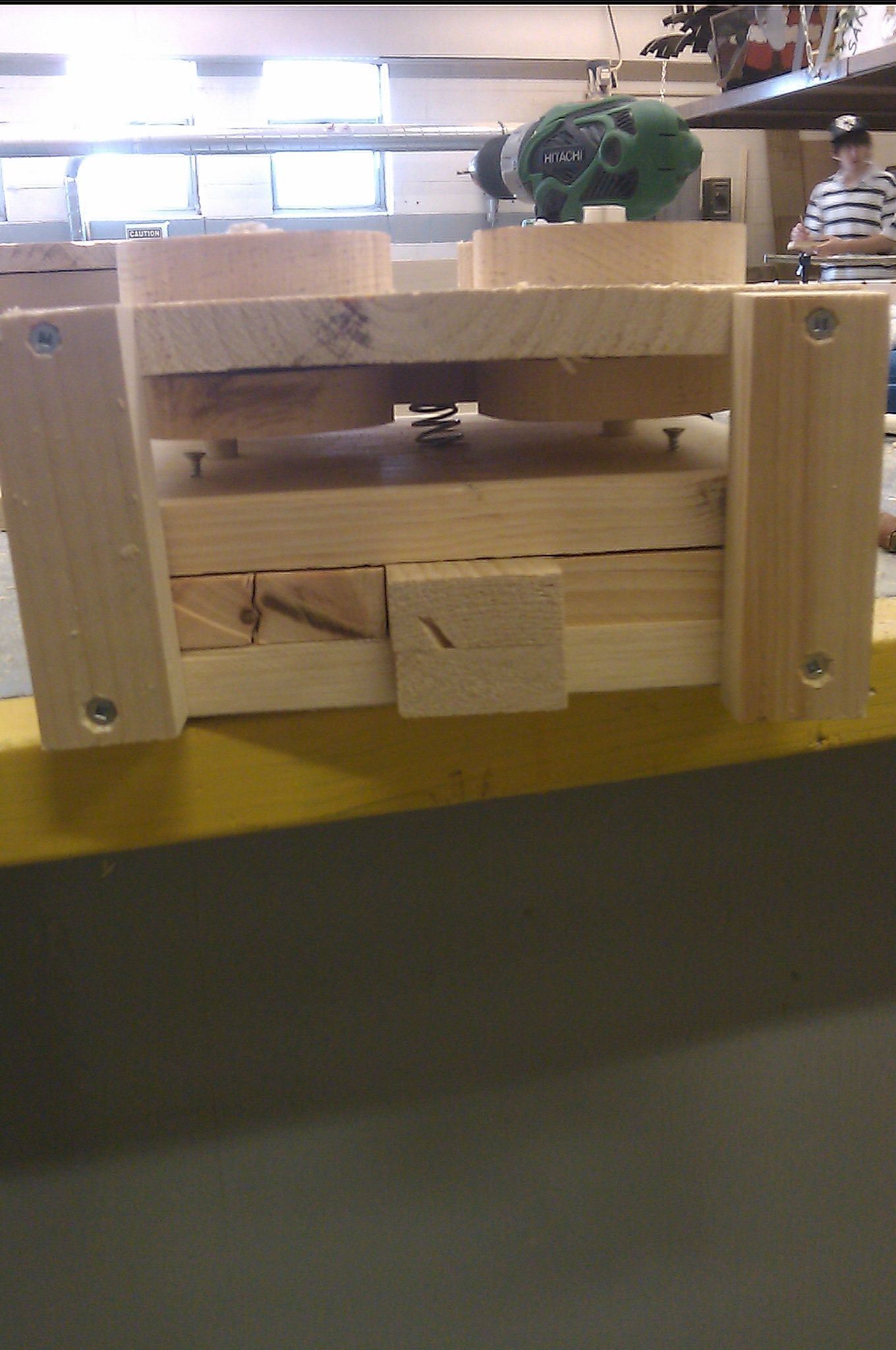 Wooden Dial Combination Lock, With Spring Release and Changable Code ...