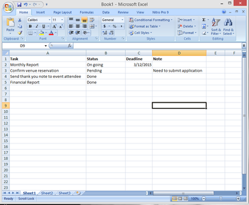 Create a Simple, Effective To-do List Using Excel Filter Feature : 5 ...